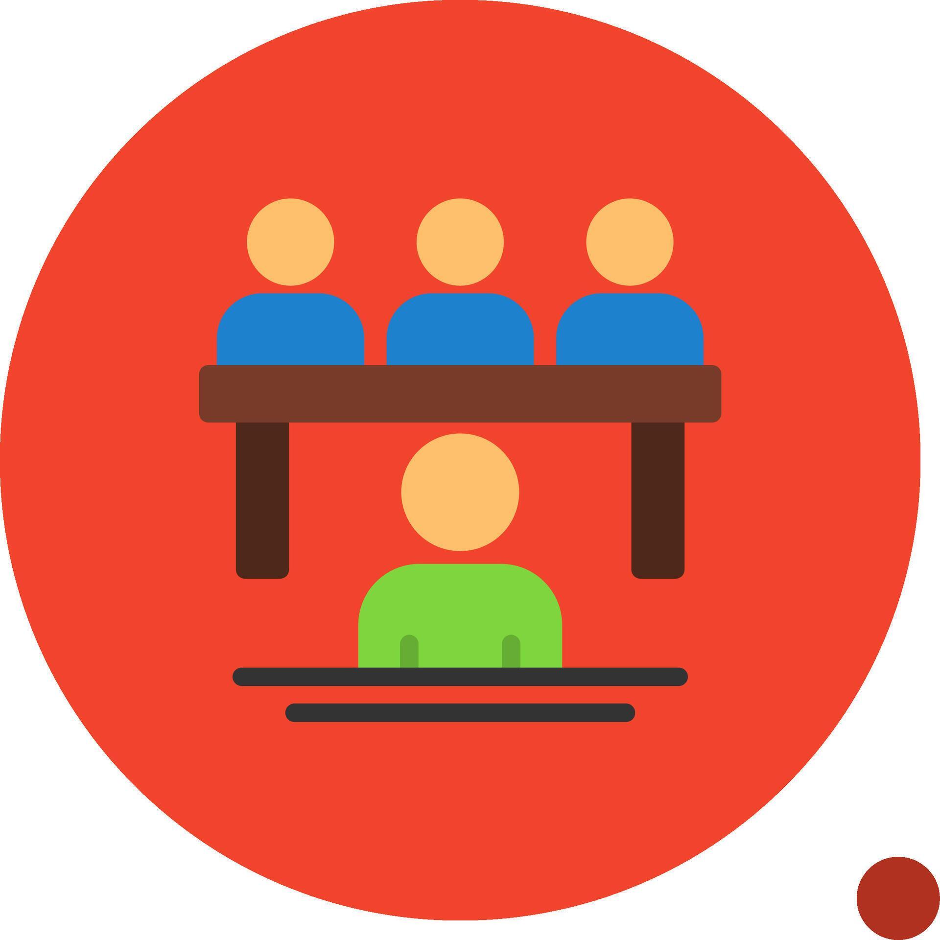 Interview panel Flat Shadow Icon 39494739 Vector Art at Vecteezy