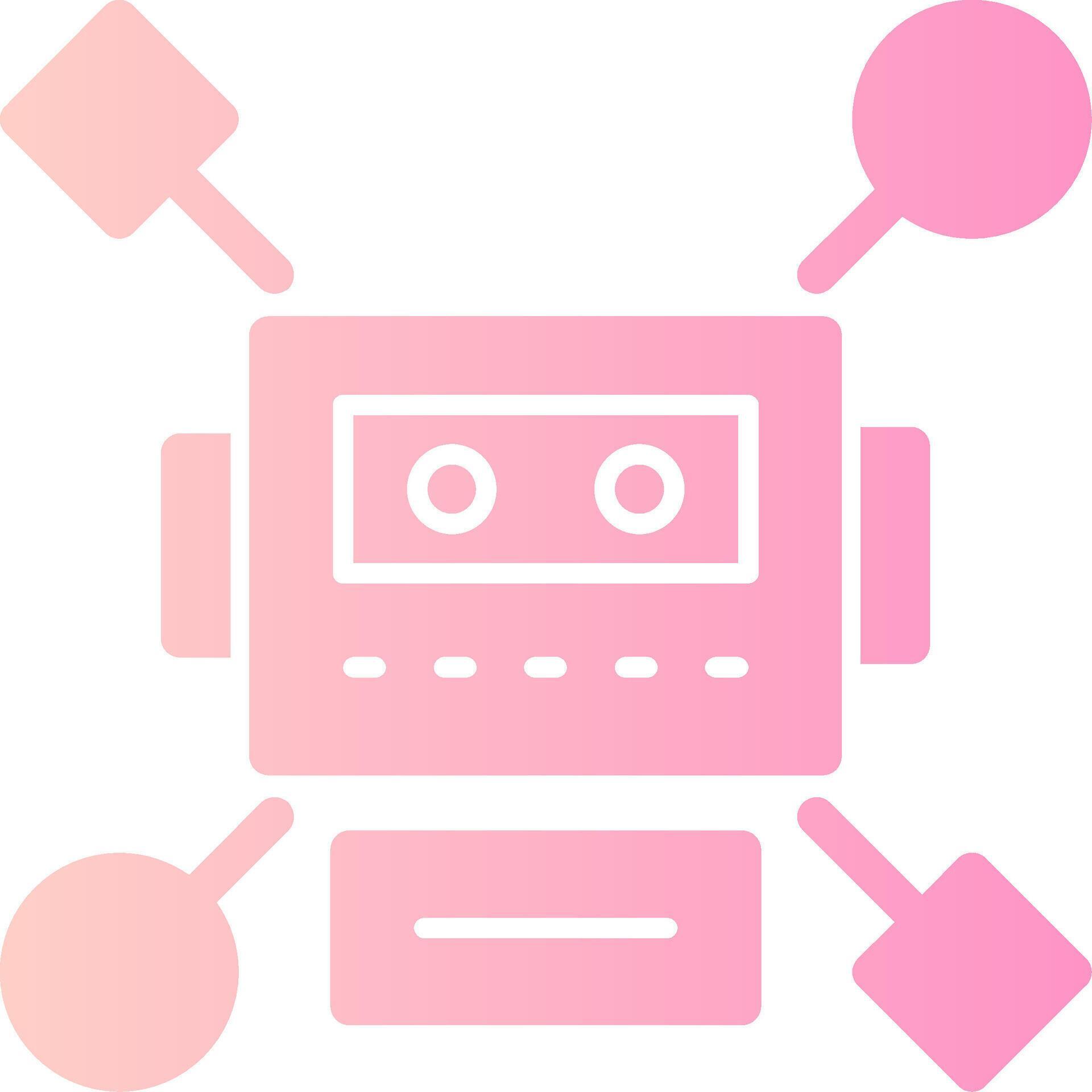 Ambient Intelligence Solid Multi Gradient Icon 39495301 Vector Art at ...