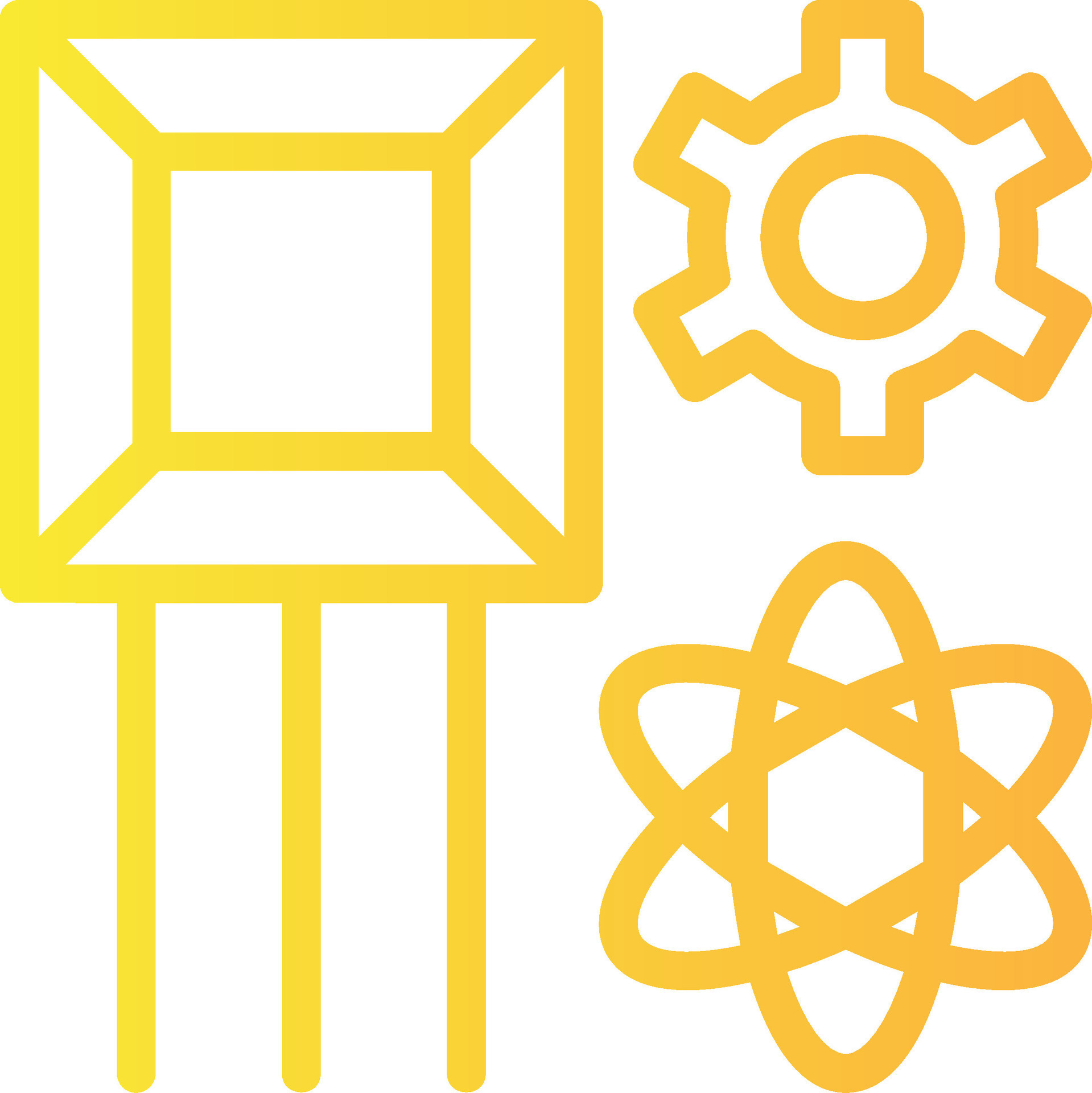 Quantum Simulator Linear Gradient Icon 39495549 Vector Art At Vecteezy
