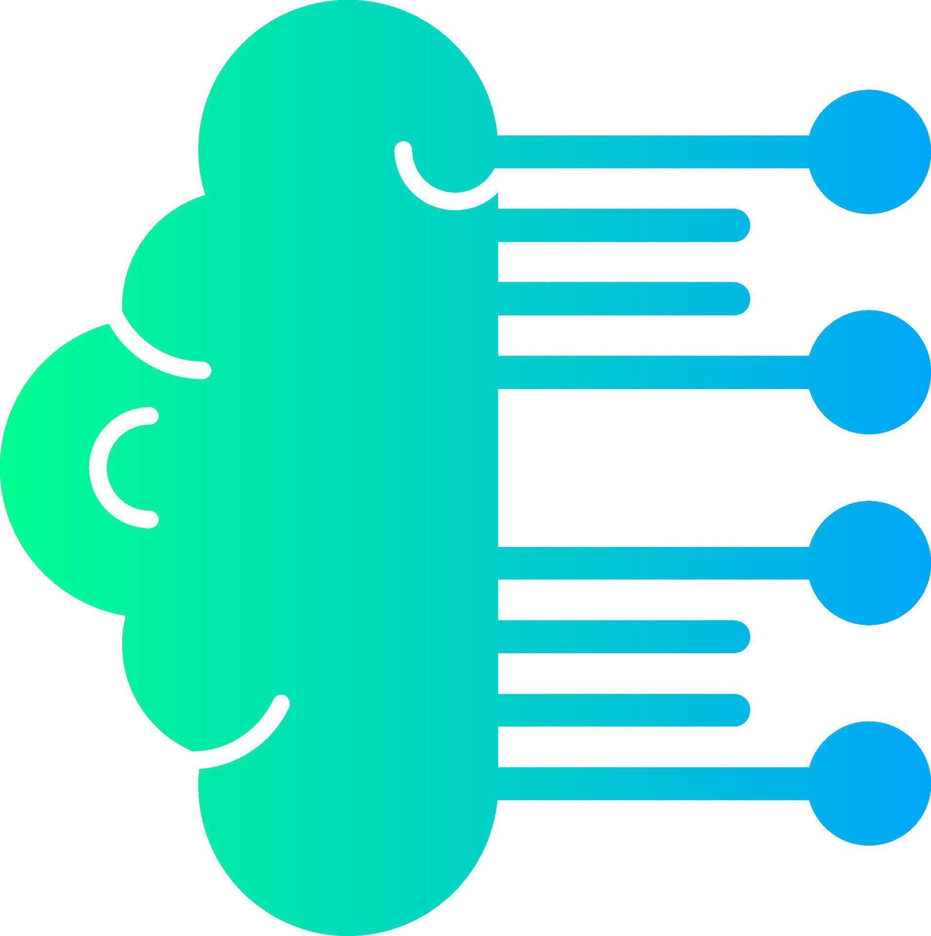 Neuromorphic Computing Solid Multi Gradient Icon 39495598 Vector Art at ...
