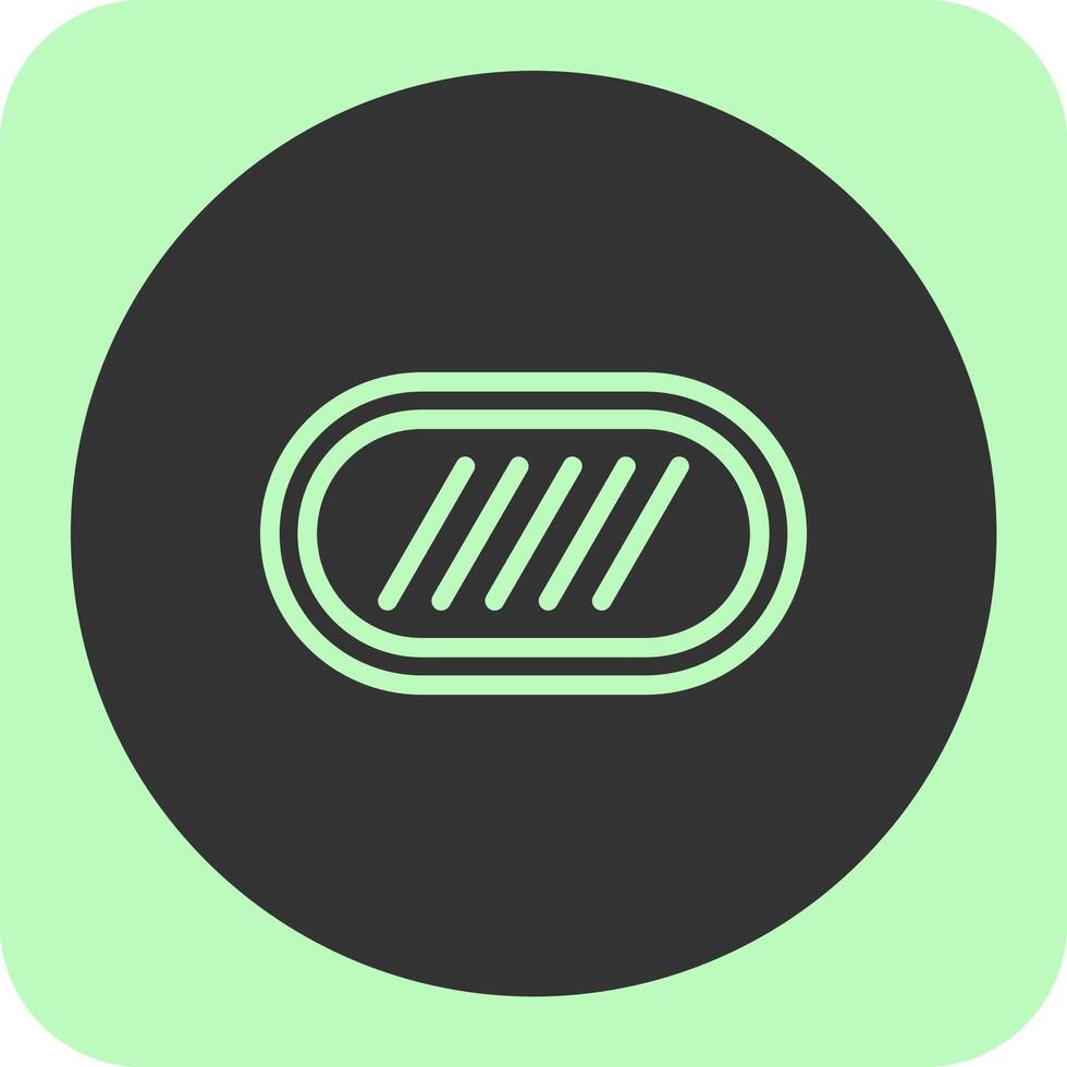 Placemat Linear Round Icon 39497752 Vector Art at Vecteezy