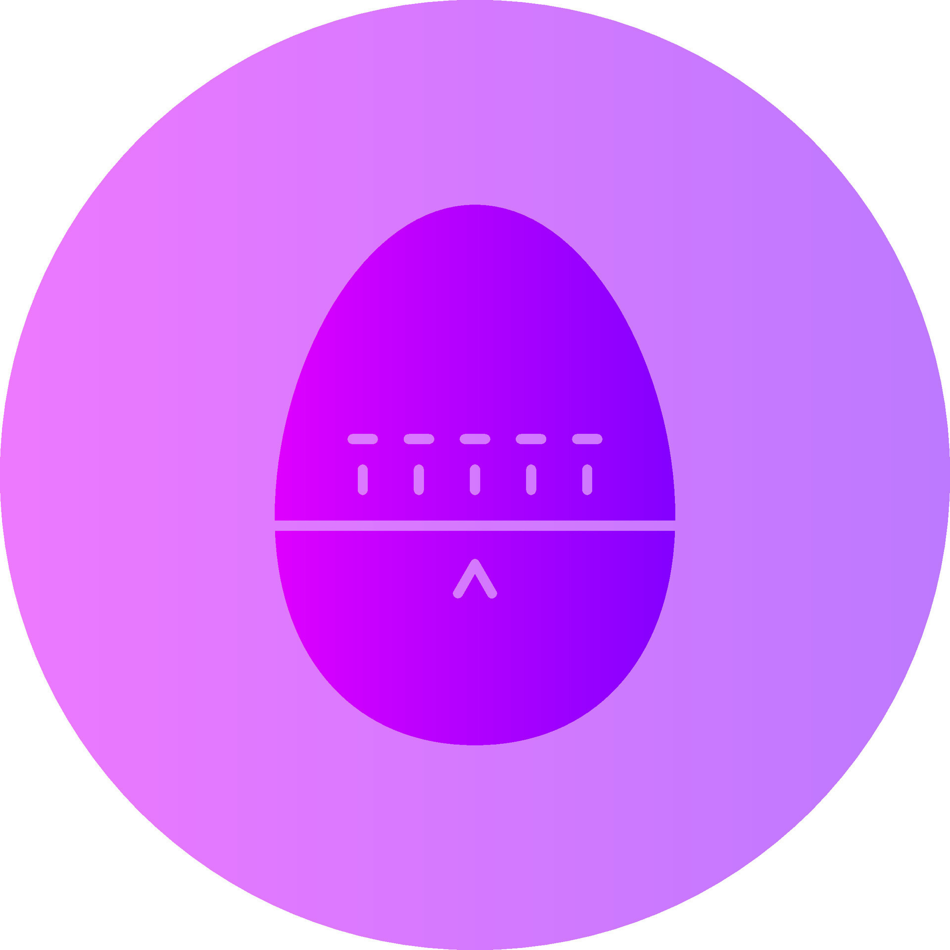 Egg Timer Gradient Circle Icon 39498652 Vector Art At Vecteezy
