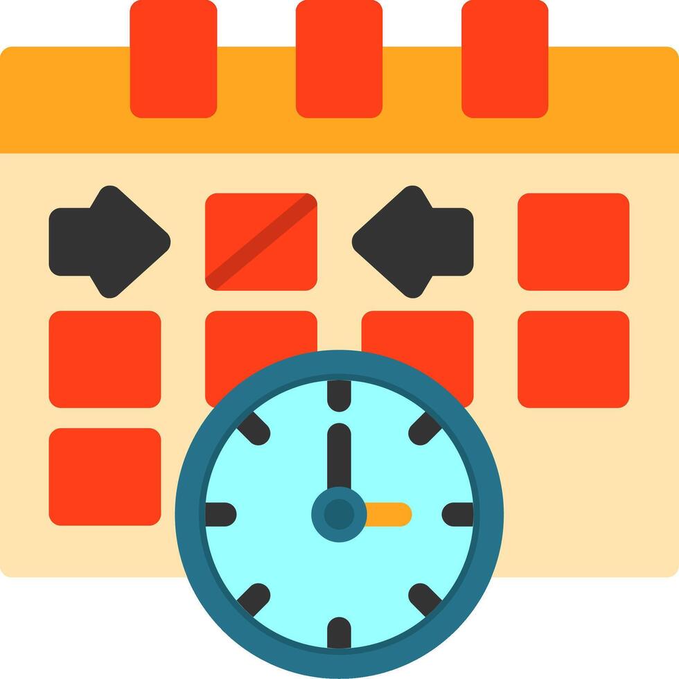 Clock indicating event time Flat Icon 39499059 Vector Art at Vecteezy