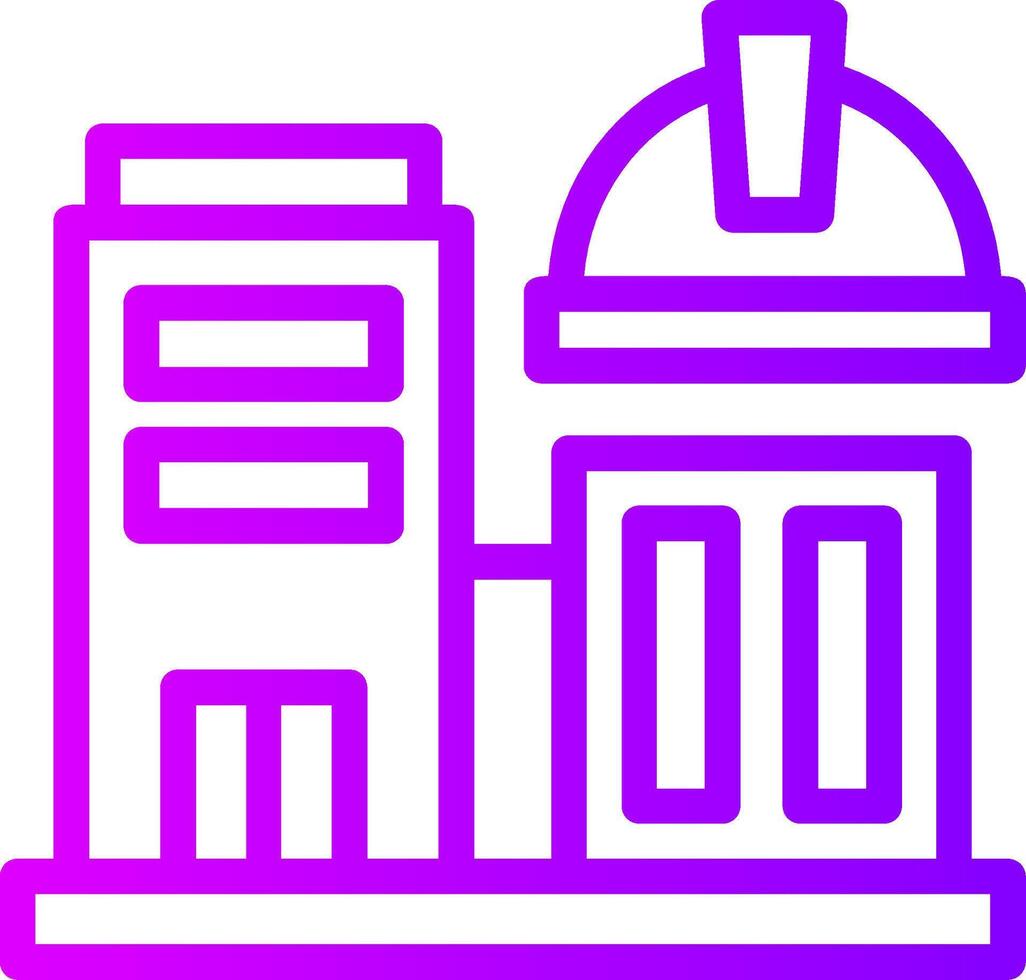 Office Building Linear Gradient Icon 39499838 Vector Art at Vecteezy