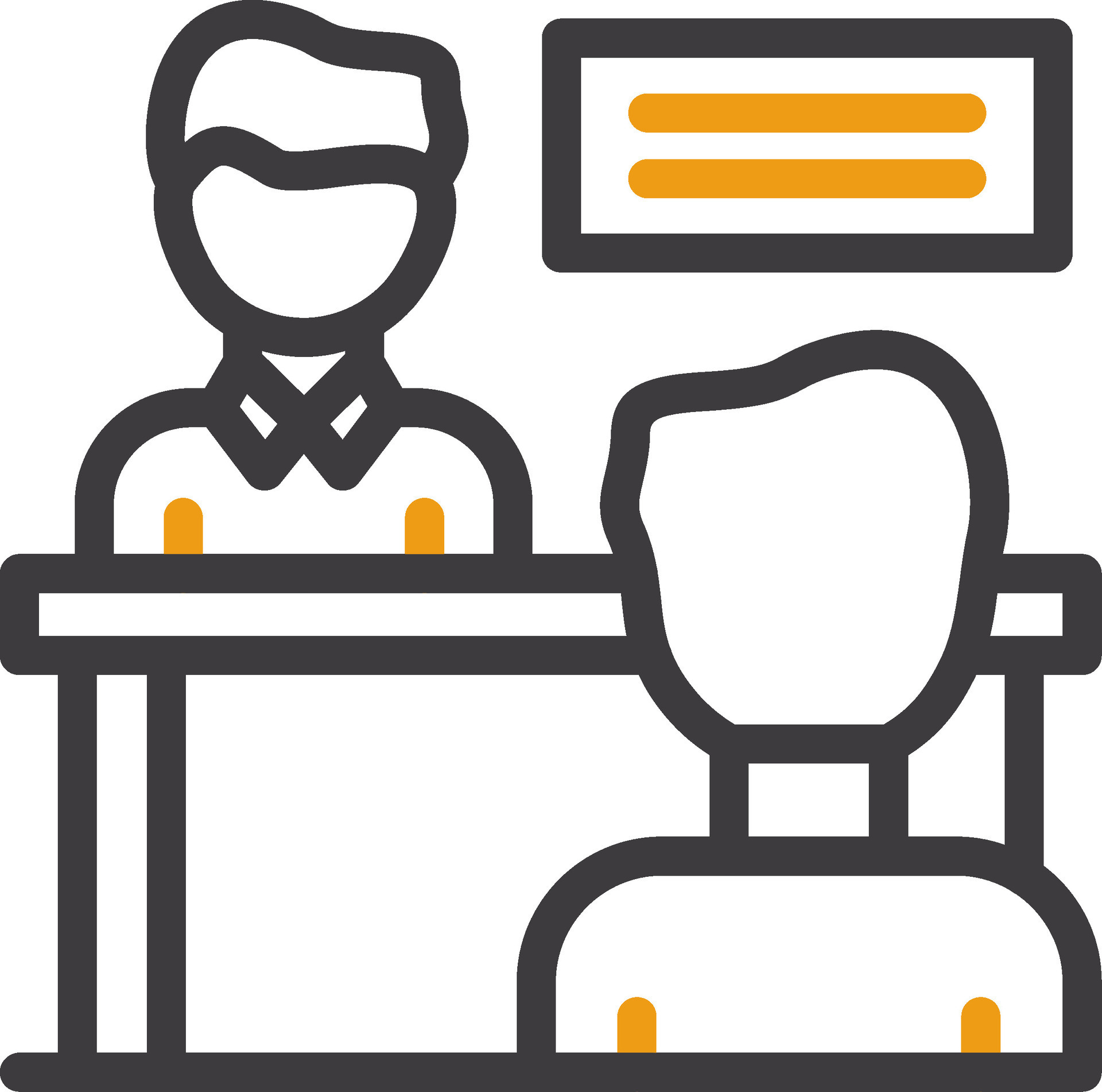 Interviewer and interviewee Line Circle Icon 39500348 Vector Art at ... Interviewer and interviewee Line Circle Icon 39500348 Vector Art at ...
