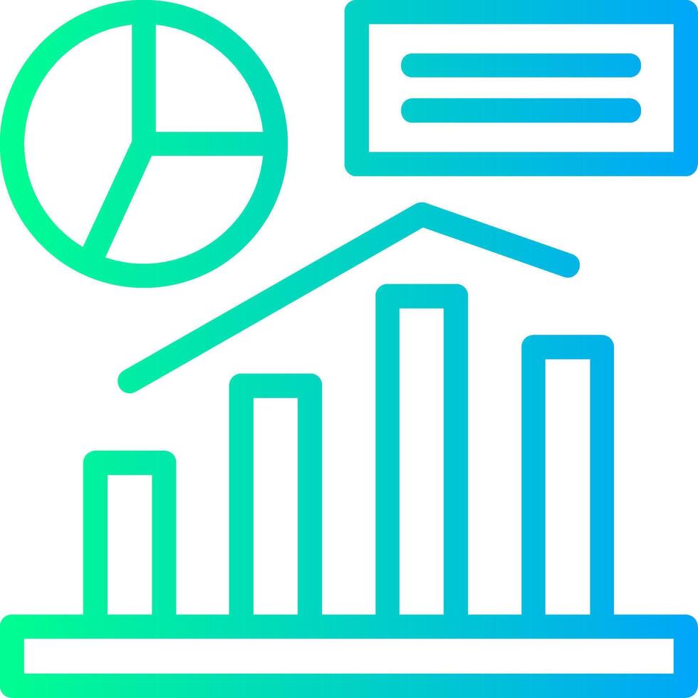 Chart and Graph Linear Gradient Icon 39502435 Vector Art at Vecteezy