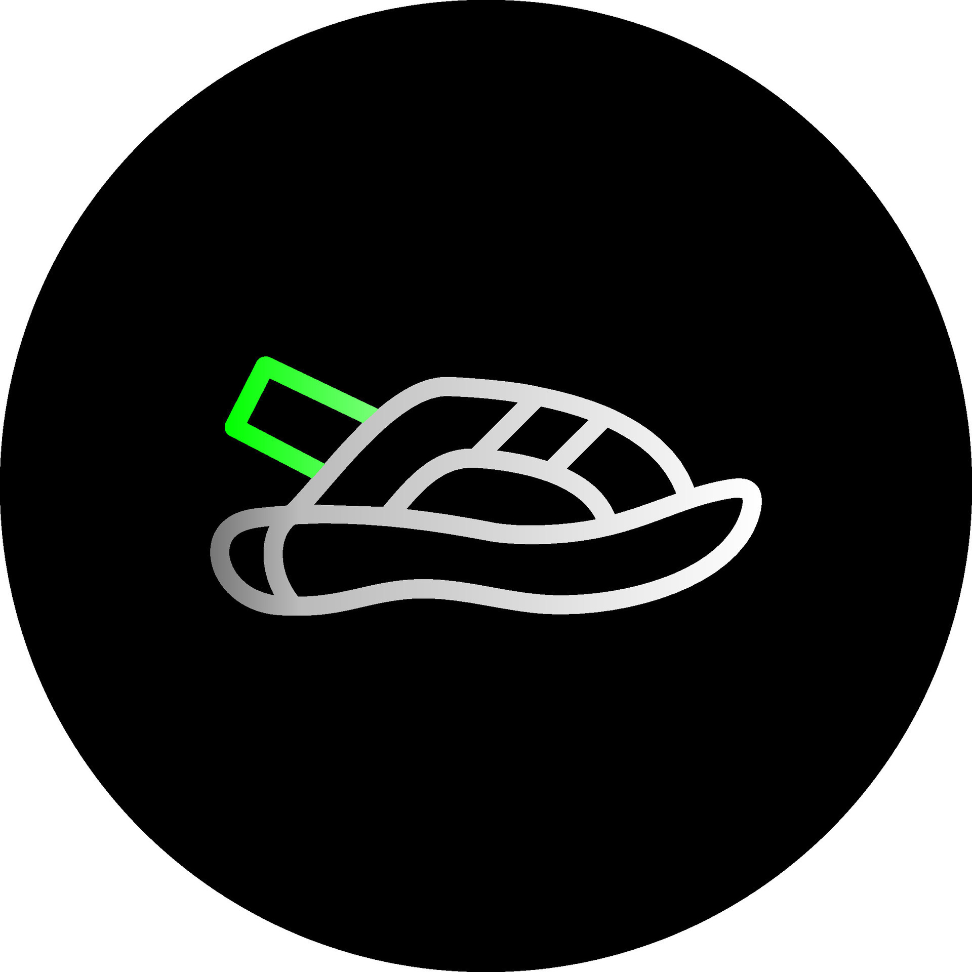Sandal Dual Gradient Circle Icon 39503398 Vector Art At Vecteezy