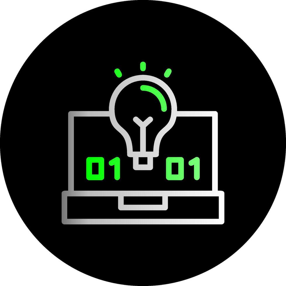 Byte Wiz Dual Gradient Circle Icon 39508195 Vector Art at Vecteezy