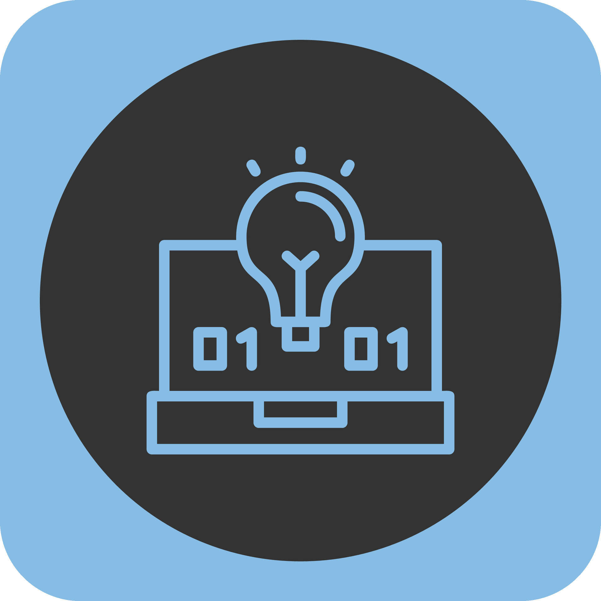 Byte Wiz Linear Round Icon 39508207 Vector Art at Vecteezy