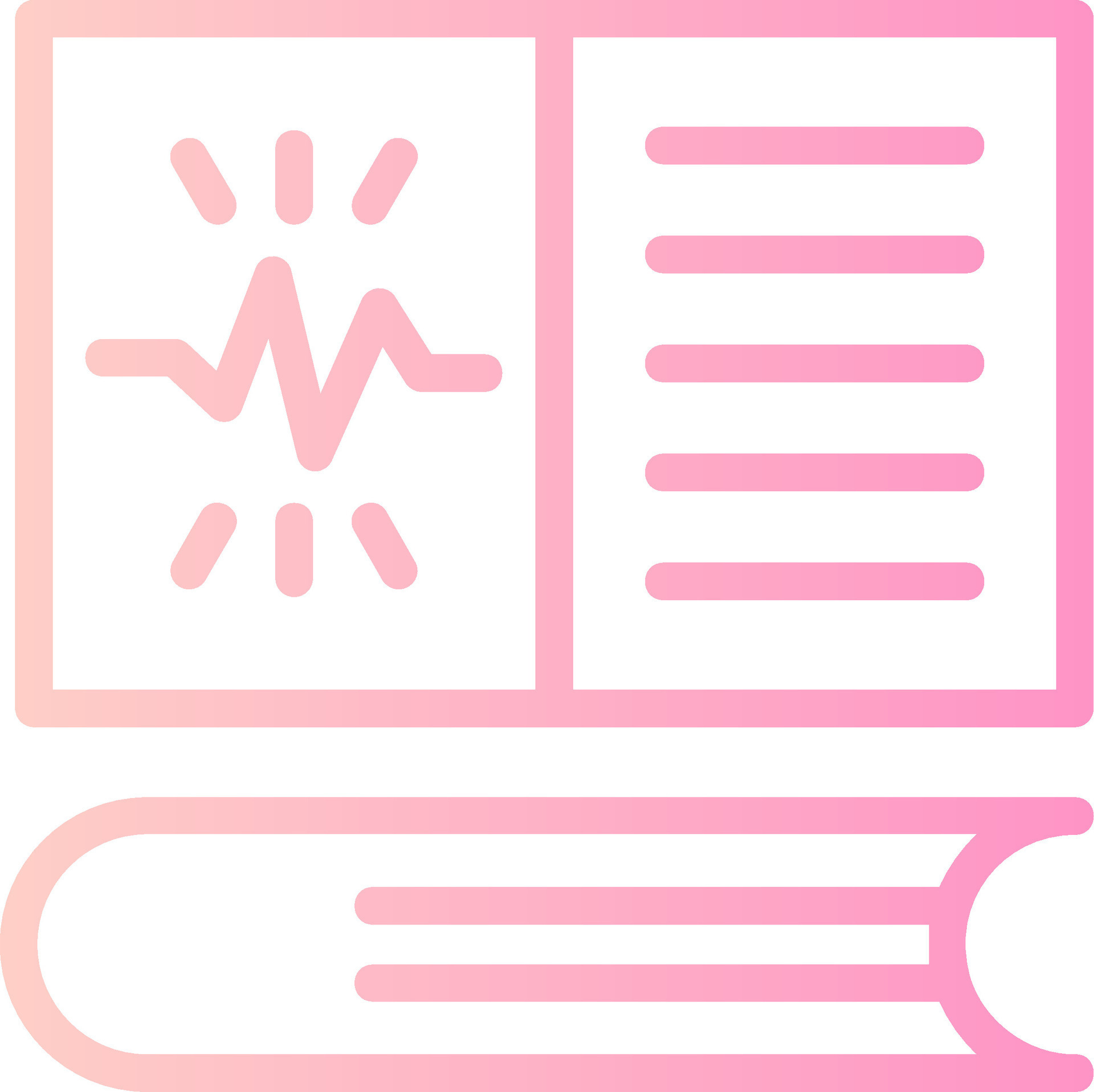 Learn Spark Linear Gradient Icon 39508398 Vector Art at Vecteezy