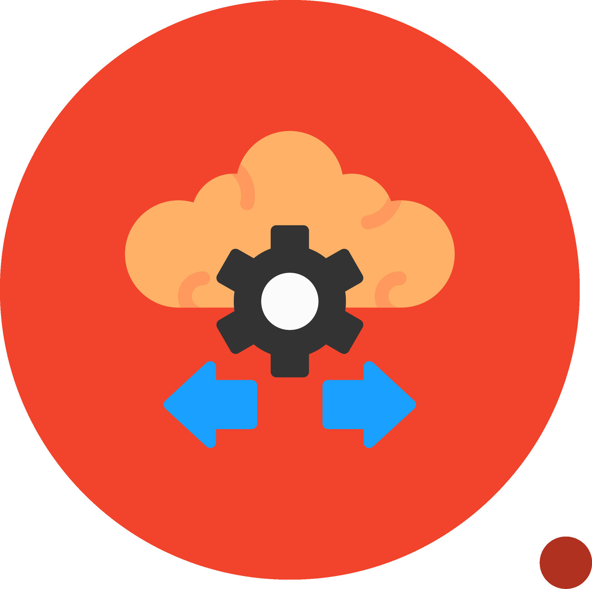 Mind Flow Flat Shadow Icon 39508892 Vector Art At Vecteezy