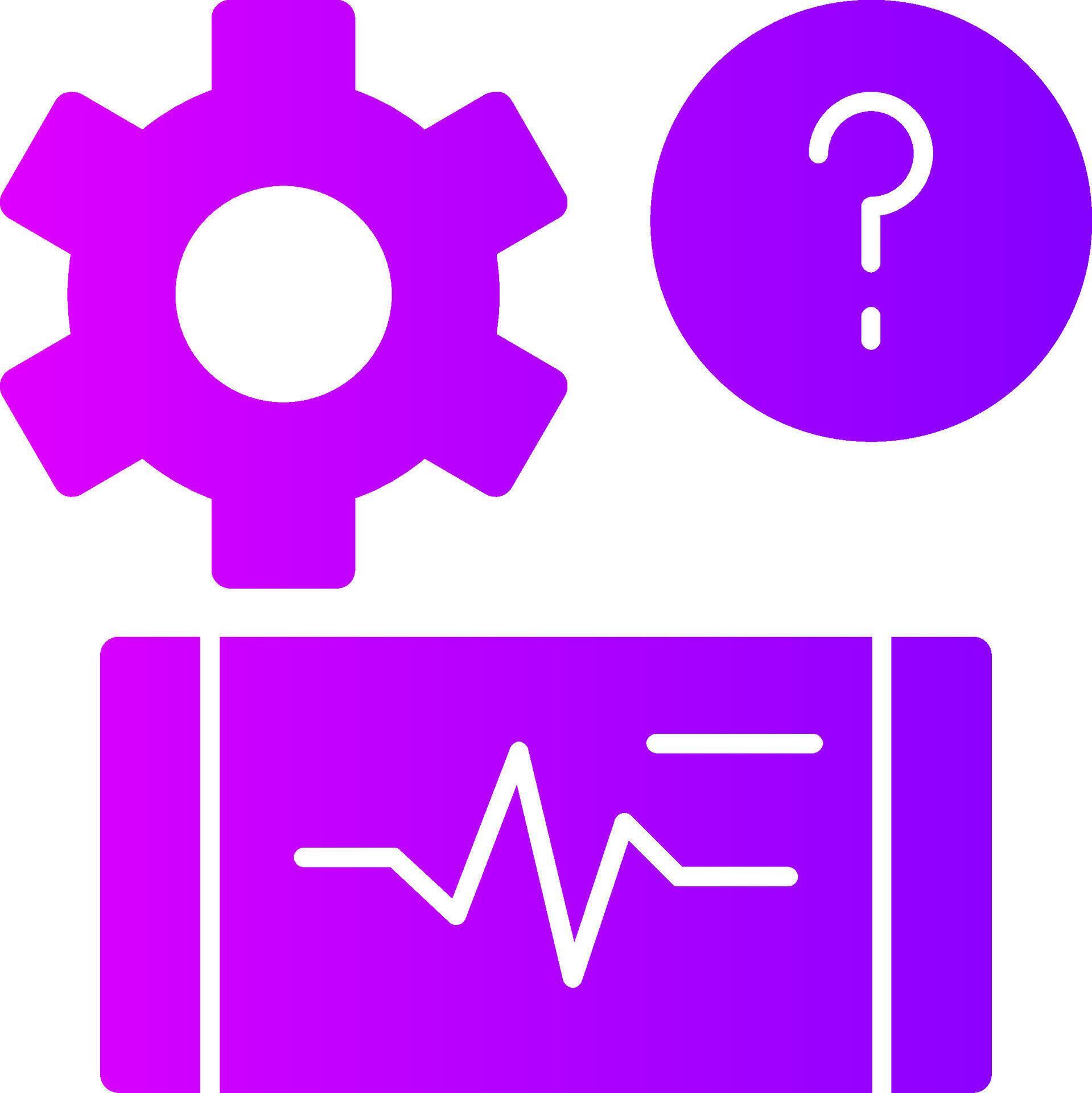 Quiz Pulse Solid Multi Gradient Icon 39509217 Vector Art at Vecteezy