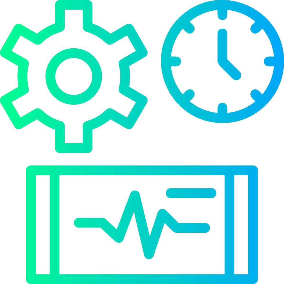 Quick Pulse Linear Gradient Icon 39509253 Vector Art at Vecteezy