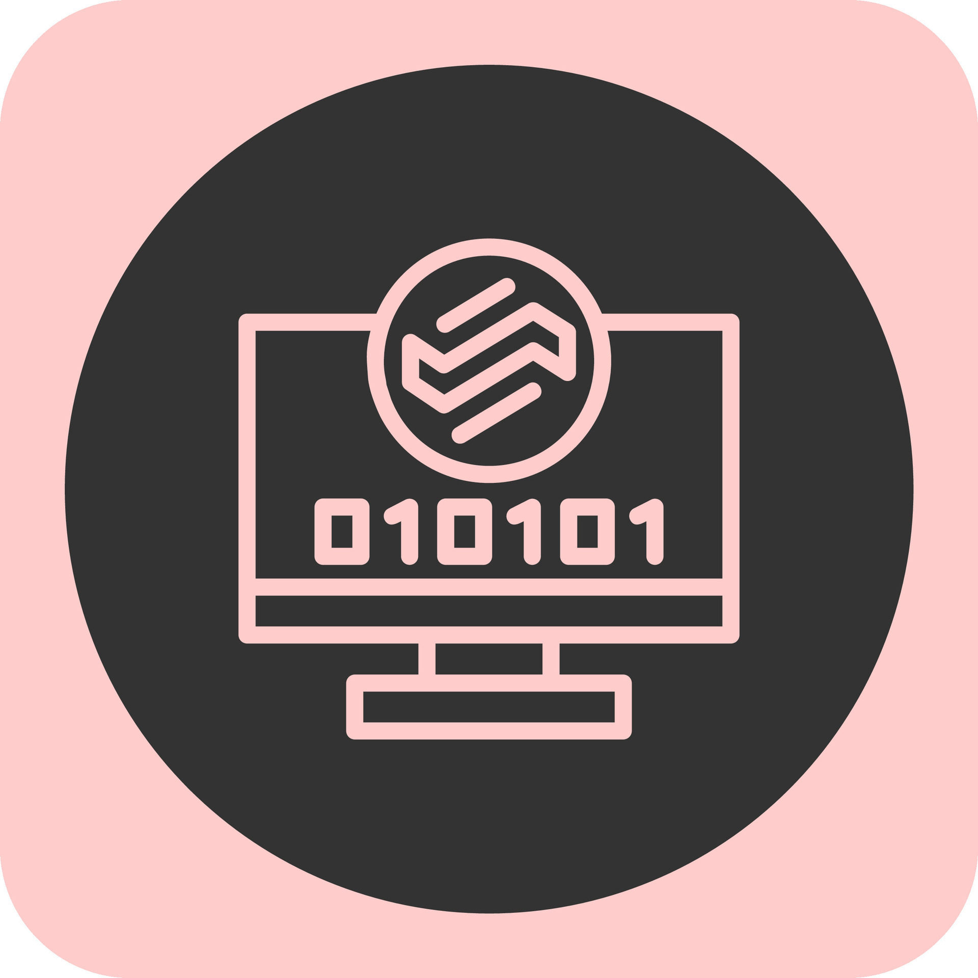 Byte Wave Linear Round Icon 39509388 Vector Art at Vecteezy