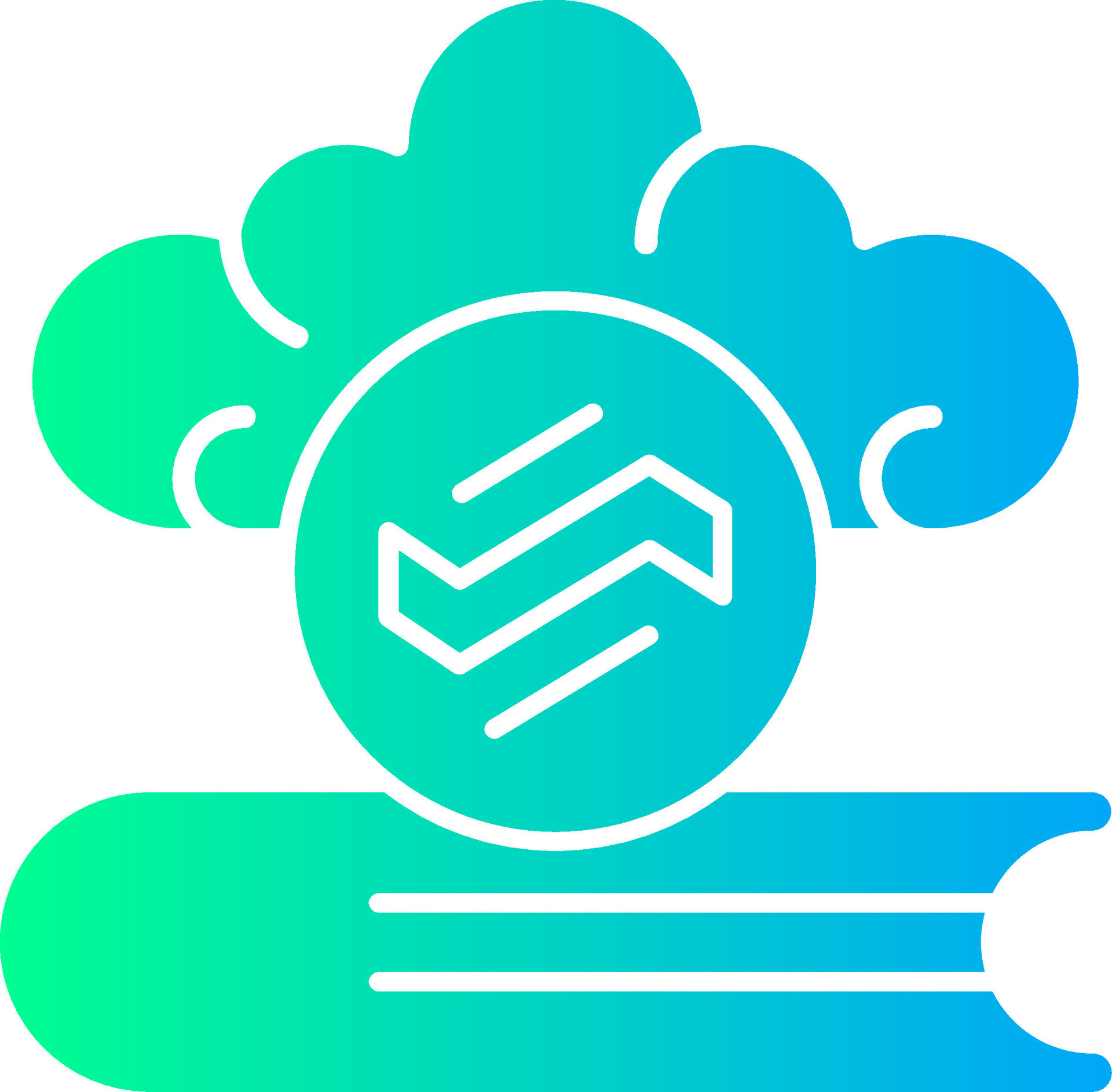 Learn Wave IQ Solid Multi Gradient Icon 39509443 Vector Art at Vecteezy