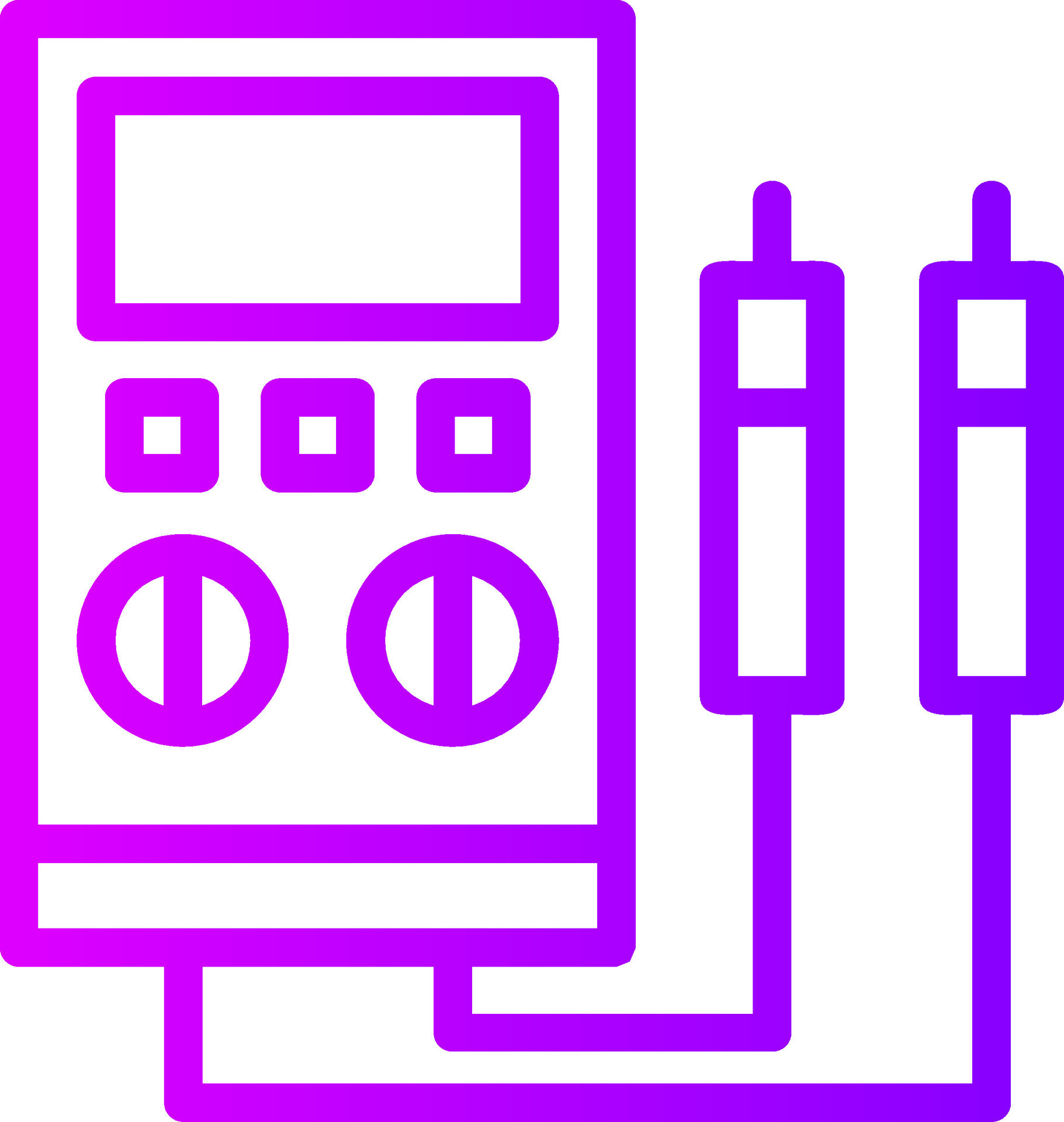 Voltage Tester Linear Gradient Icon 39511751 Vector Art At Vecteezy
