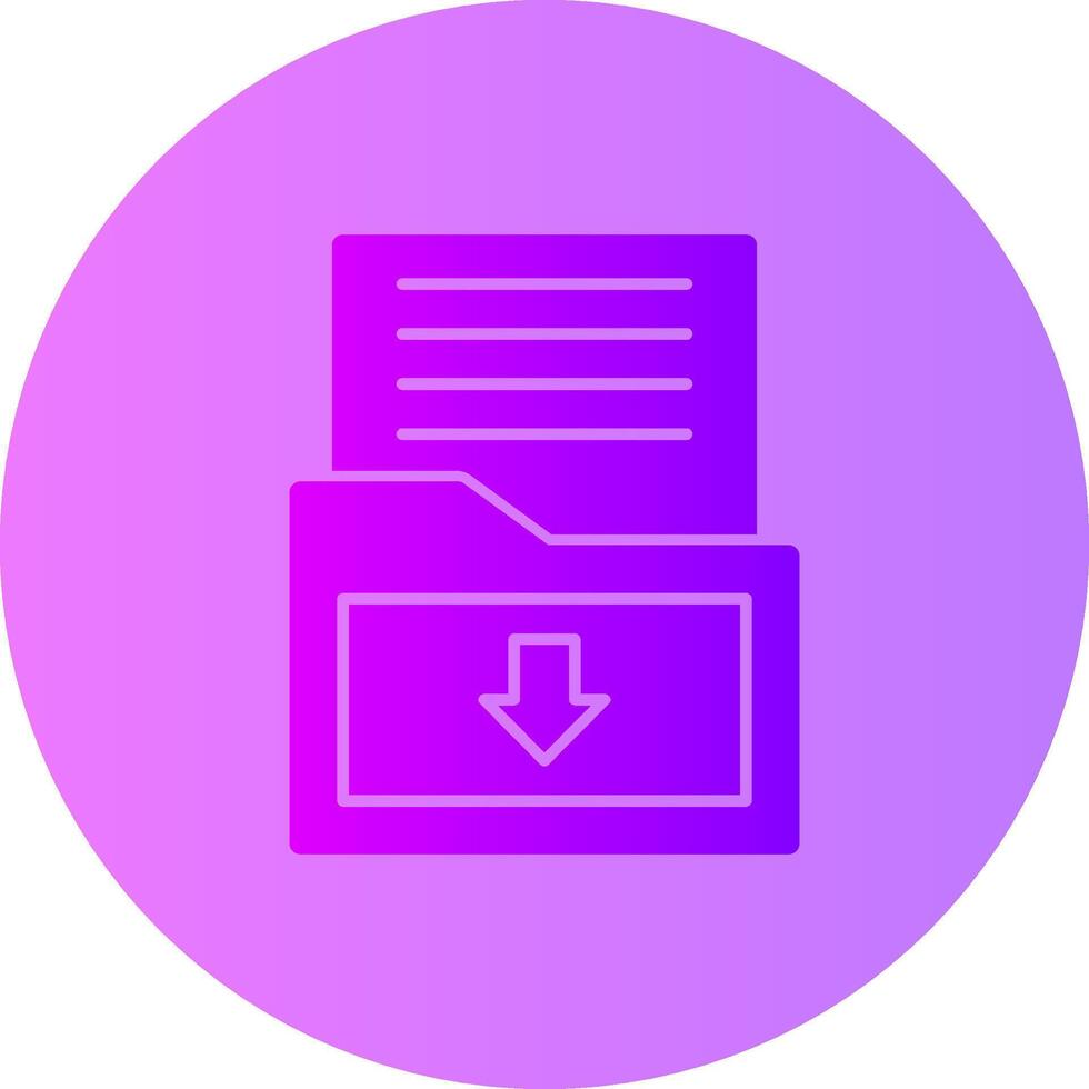 Folder with documents symbolizing organization Gradient Circle Icon 39513023 Vector Art at Vecteezy