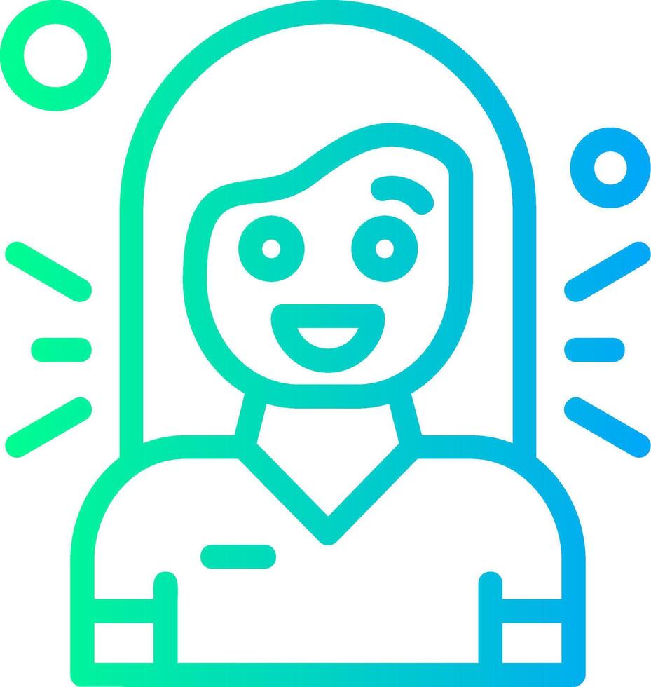 Excitement Linear Gradient Icon 39514310 Vector Art at Vecteezy