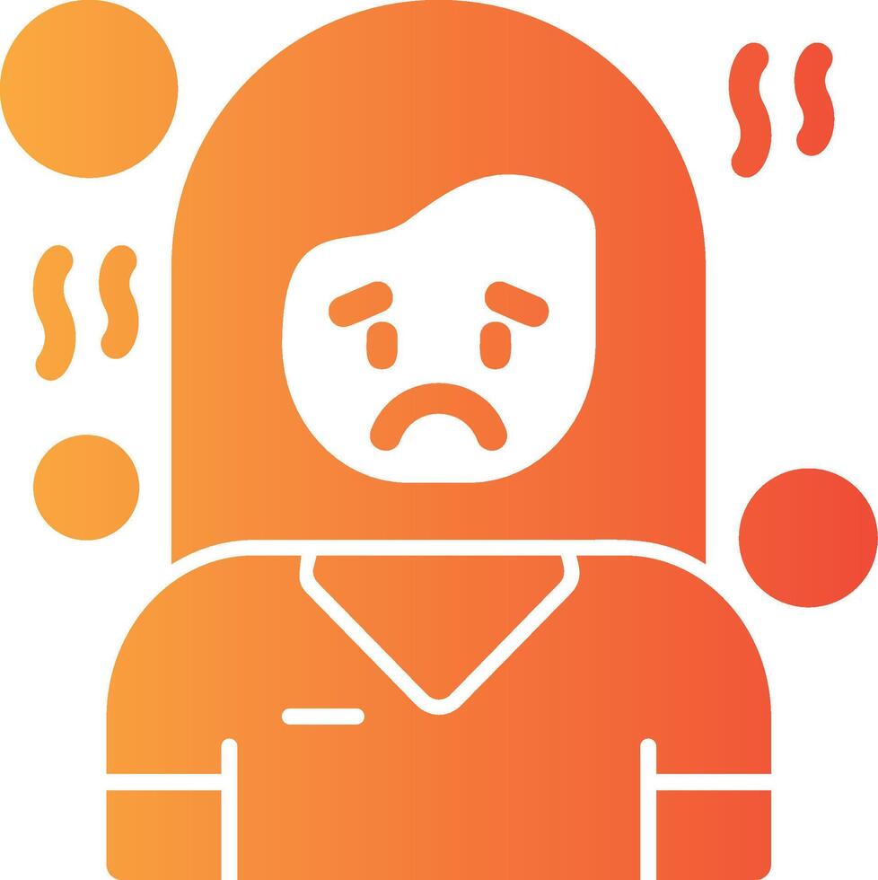 Grief Solid Multi Gradient Icon 39515439 Vector Art at Vecteezy