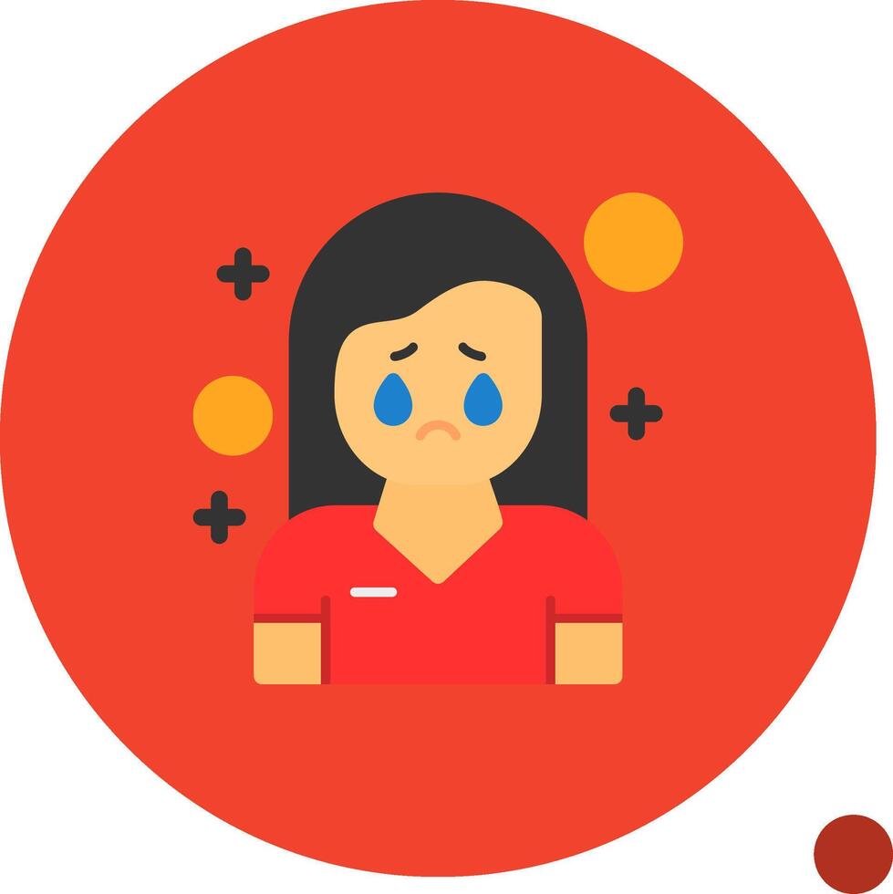 Melancholy Flat Shadow Icon 39516078 Vector Art at Vecteezy