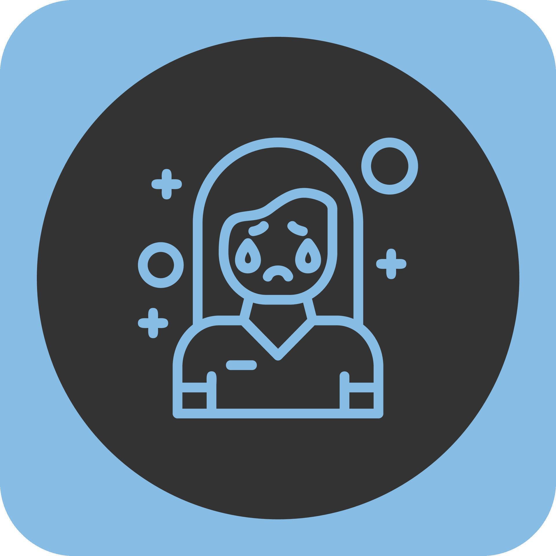Melancholy Linear Round Icon 39516087 Vector Art at Vecteezy