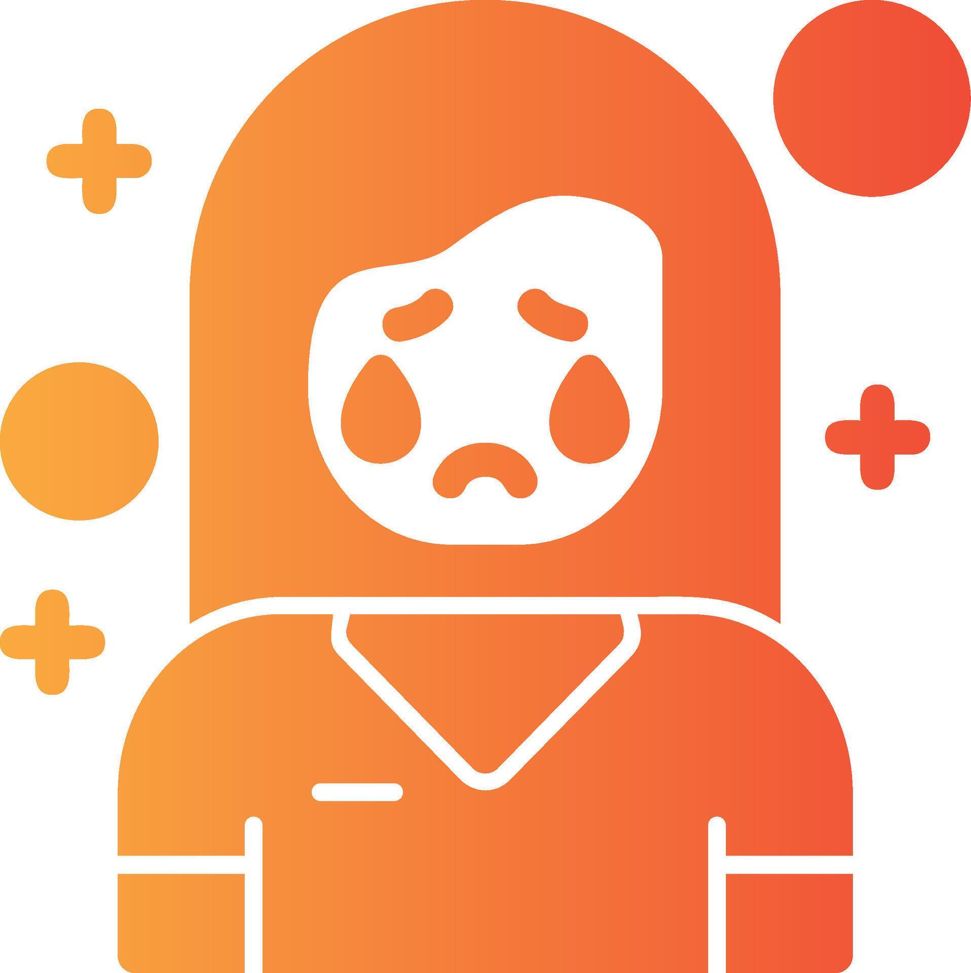Melancholy Solid Multi Gradient Icon 39516092 Vector Art at Vecteezy