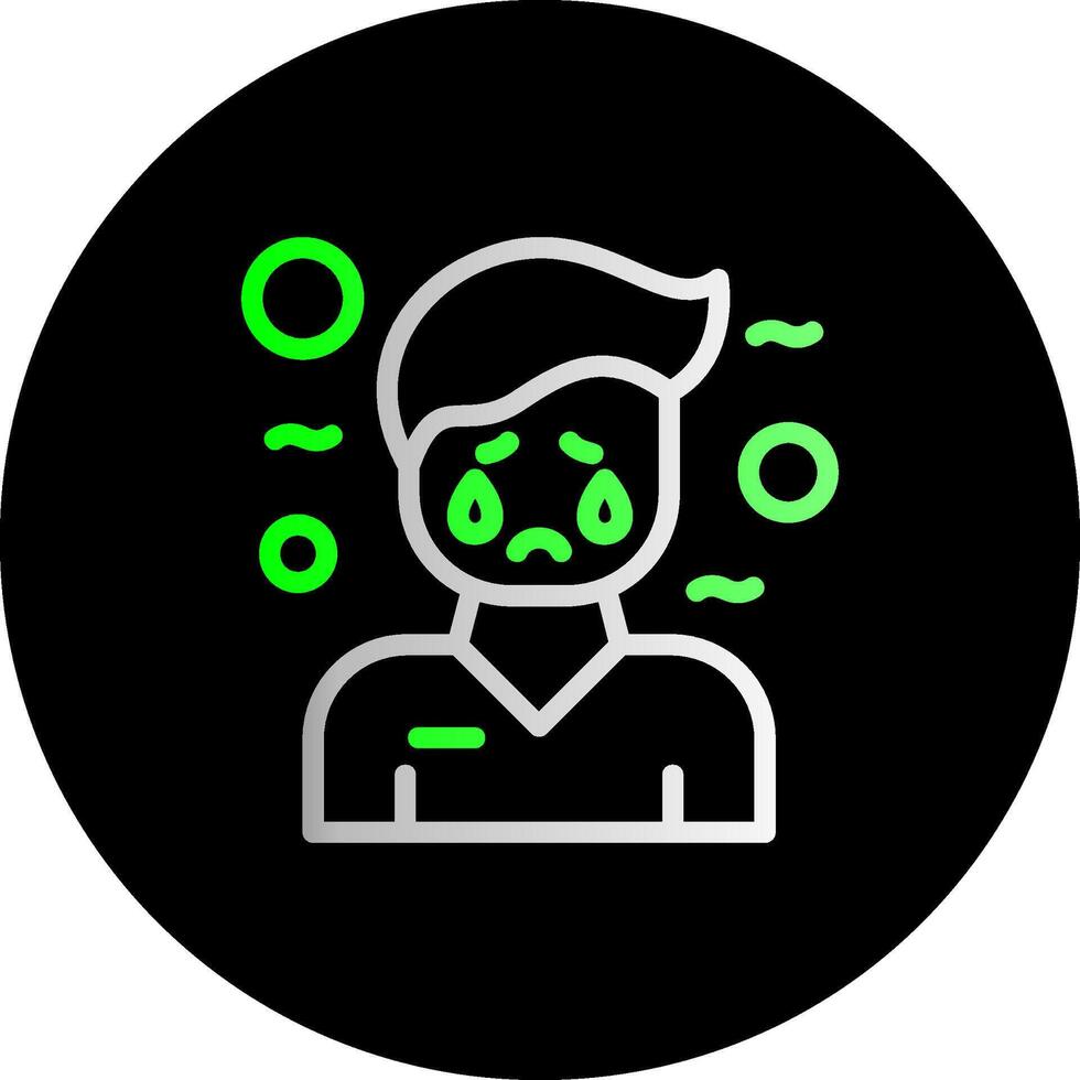 Melancholy Dual Gradient Circle Icon 39516535 Vector Art at Vecteezy