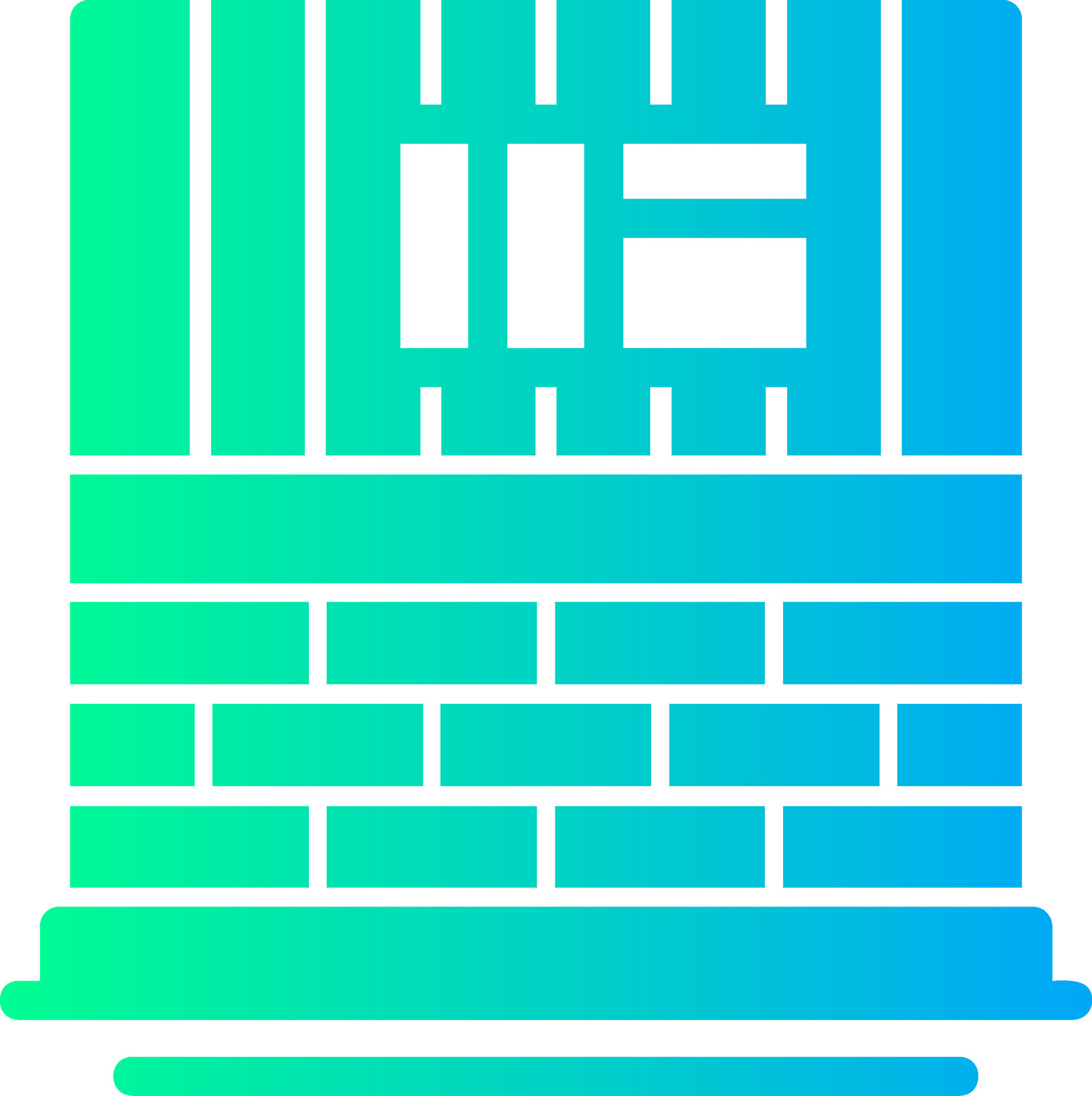 Exterior Cladding Solid Multi Gradient Icon 39518010 Vector Art at Vecteezy