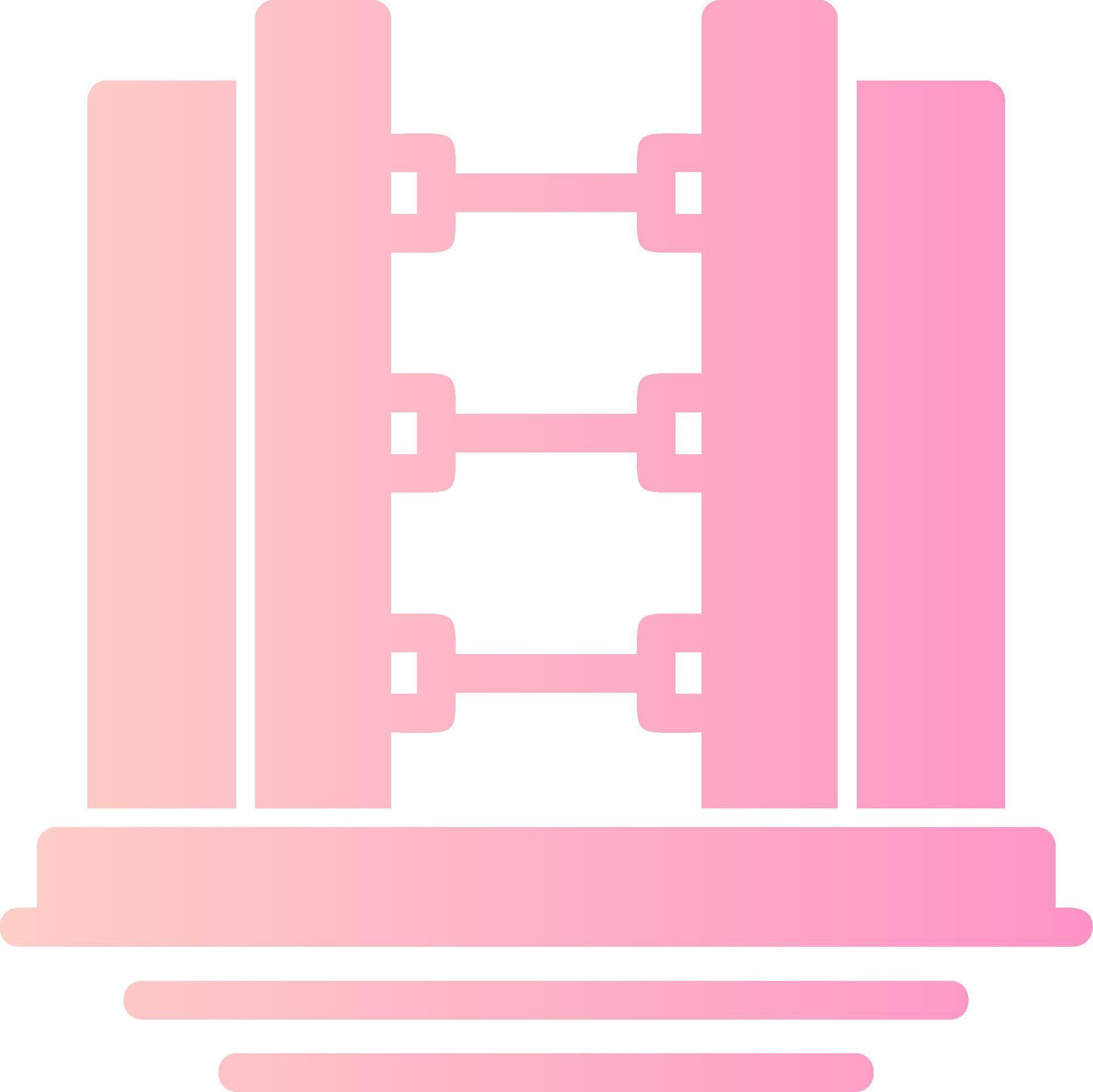 Shoring Solid Multi Gradient Icon 39518866 Vector Art at Vecteezy