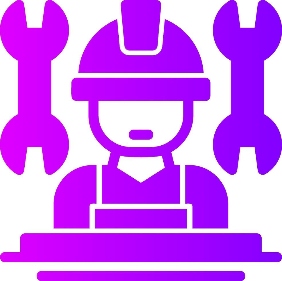 Subcontractor Solid Multi Gradient Icon 39520053 Vector Art at Vecteezy