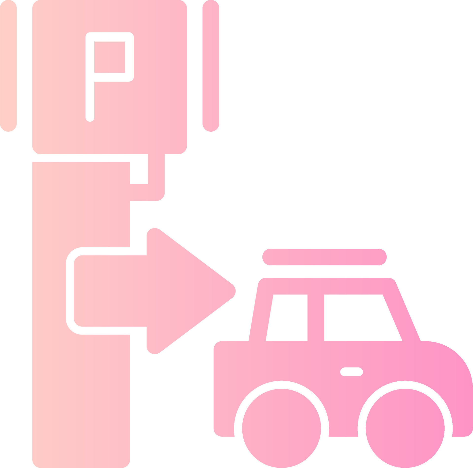 Exit signs Solid Multi Gradient Icon 39522997 Vector Art at Vecteezy