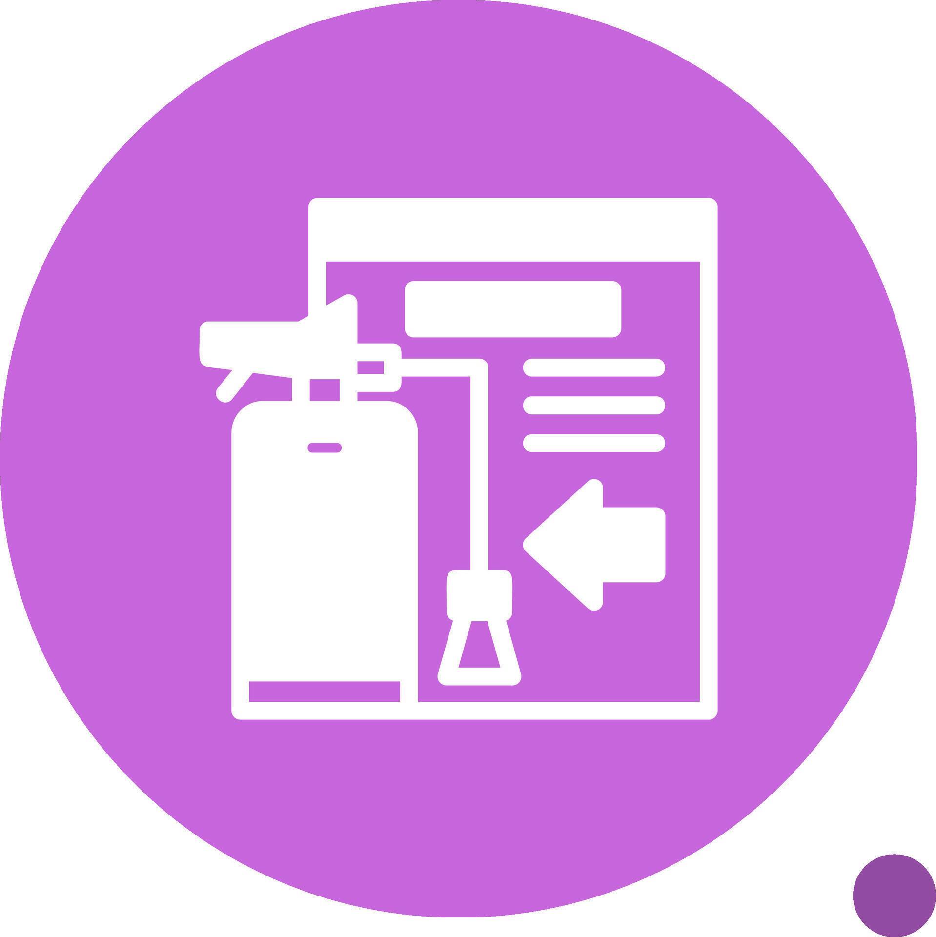 Fire Extinguisher Sign Glyph Shadow Icon 39523578 Vector Art At Vecteezy