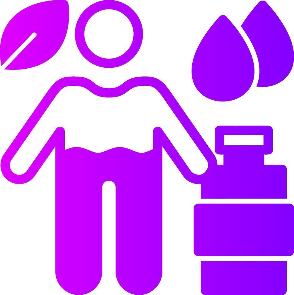 Hydration Solid Multi Gradient Icon 39524759 Vector Art at Vecteezy