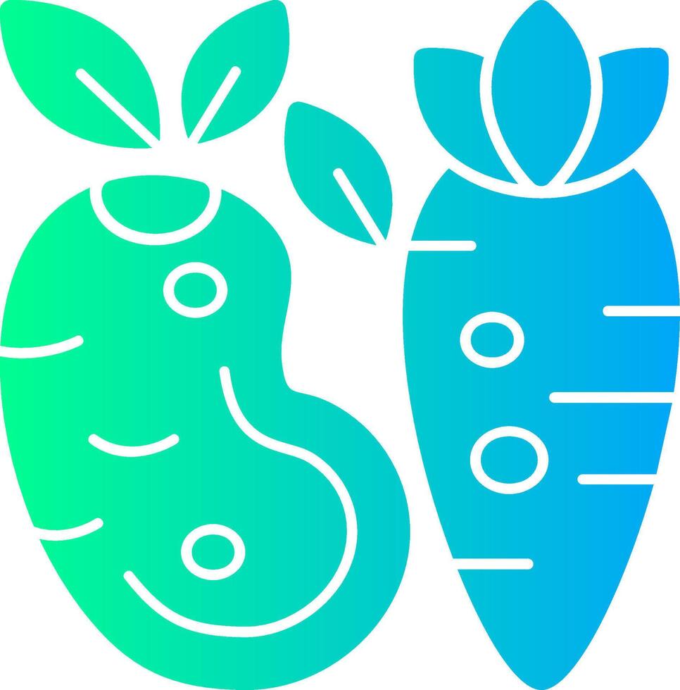 Vegetables Solid Multi Gradient Icon 39525159 Vector Art at Vecteezy