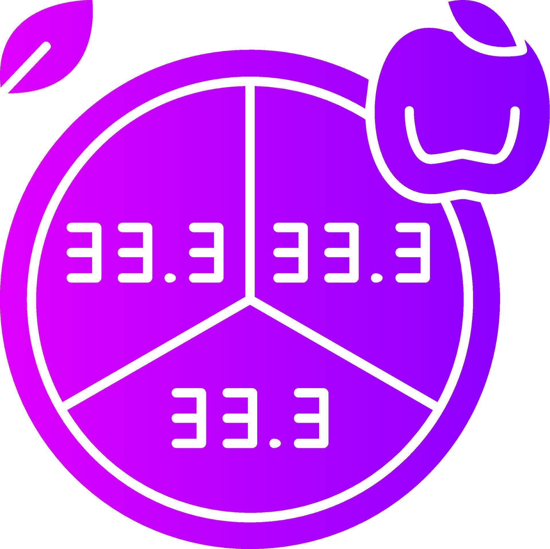 Portion Sizes Solid Multi Gradient Icon 39526570 Vector Art at Vecteezy