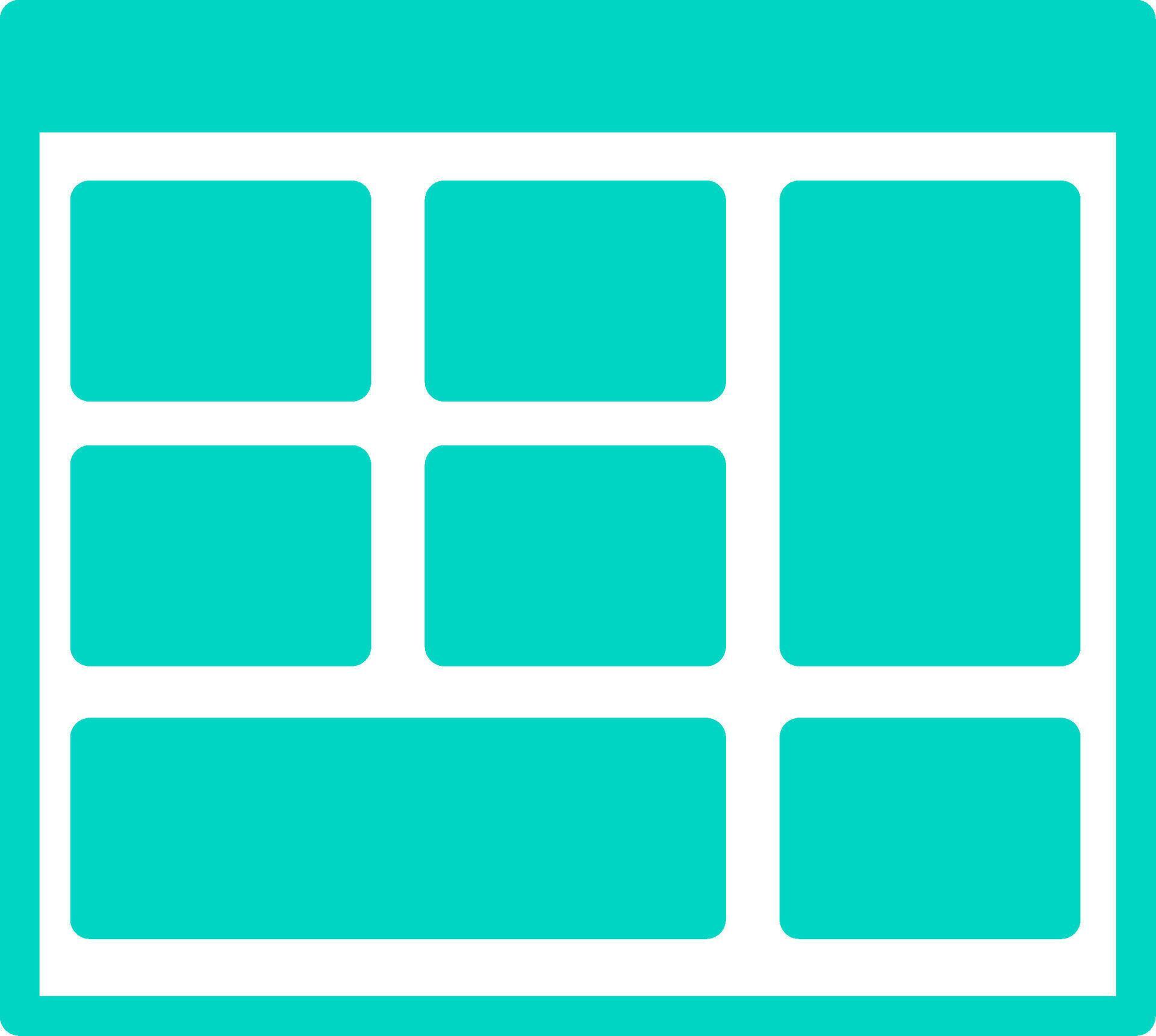 Grid Solid Multi Gradient Icon 39529276 Vector Art at Vecteezy