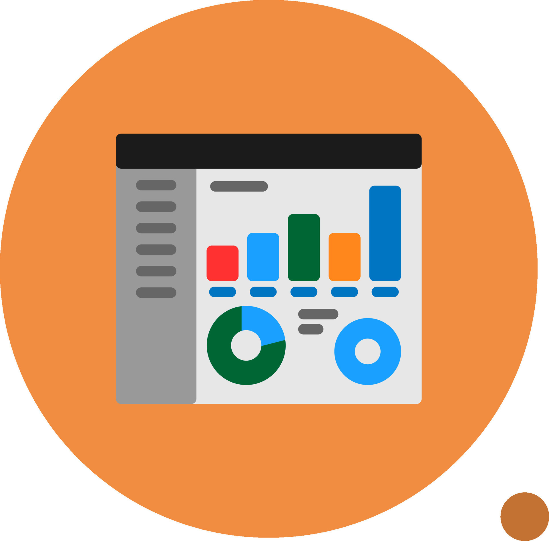 Chart Flat Shadow Icon 39529521 Vector Art at Vecteezy