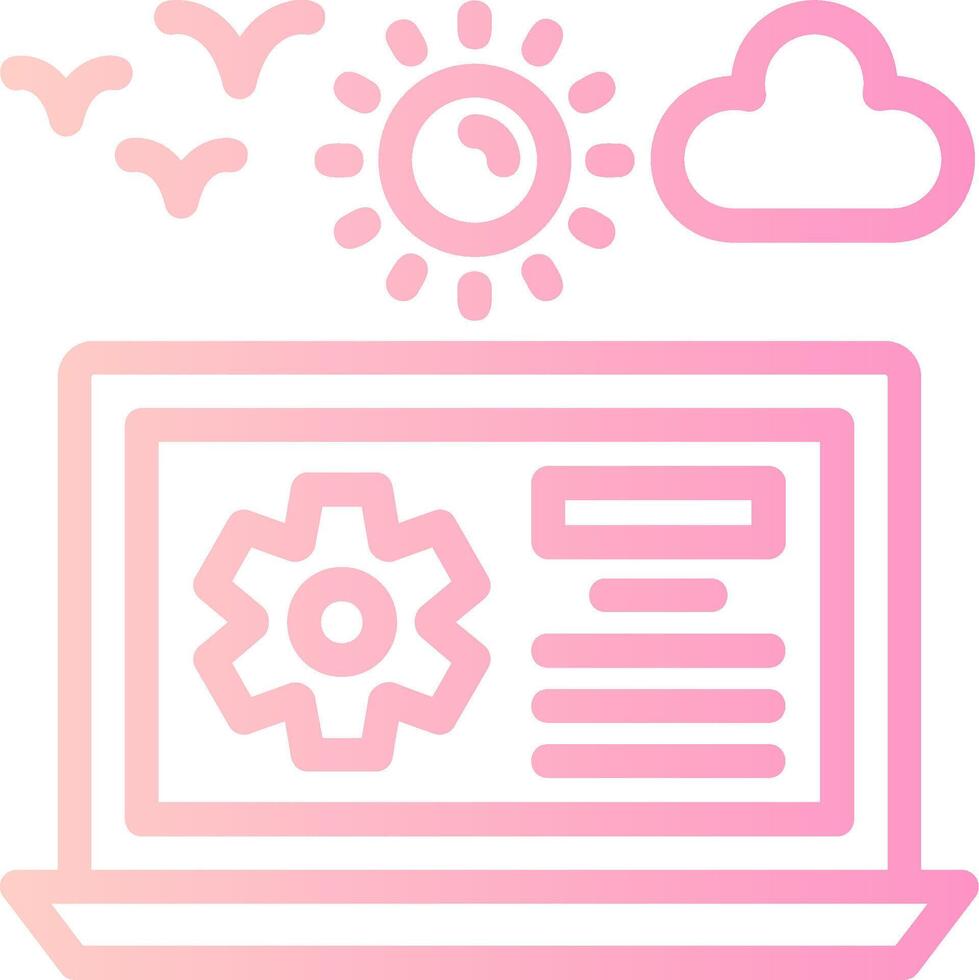 Work in progress Linear Gradient Icon 39532402 Vector Art at Vecteezy