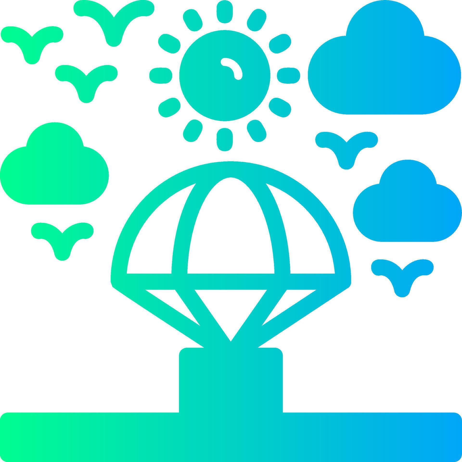 Skydiving Solid Multi Gradient Icon 39532976 Vector Art at Vecteezy