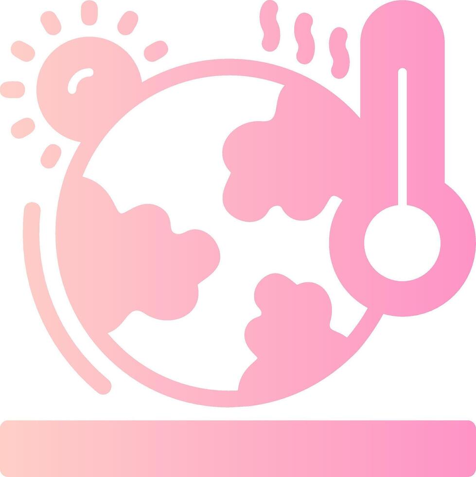 Global warming Solid Multi Gradient Icon 39534249 Vector Art at Vecteezy