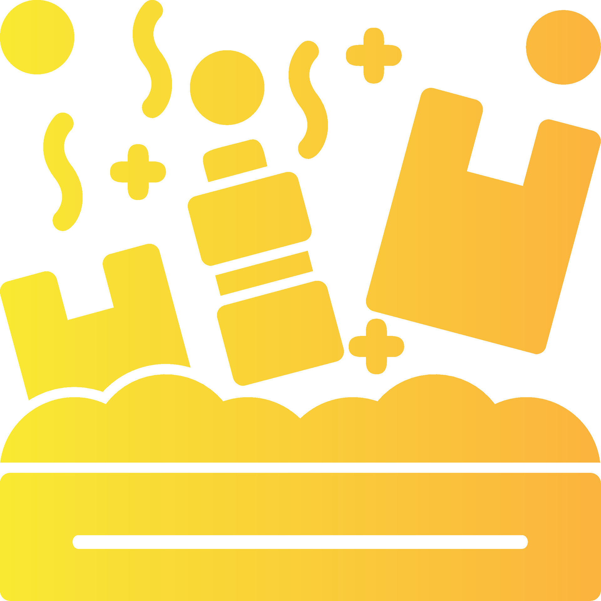 Plastic pollution Solid Multi Gradient Icon 39536409 Vector Art at Vecteezy