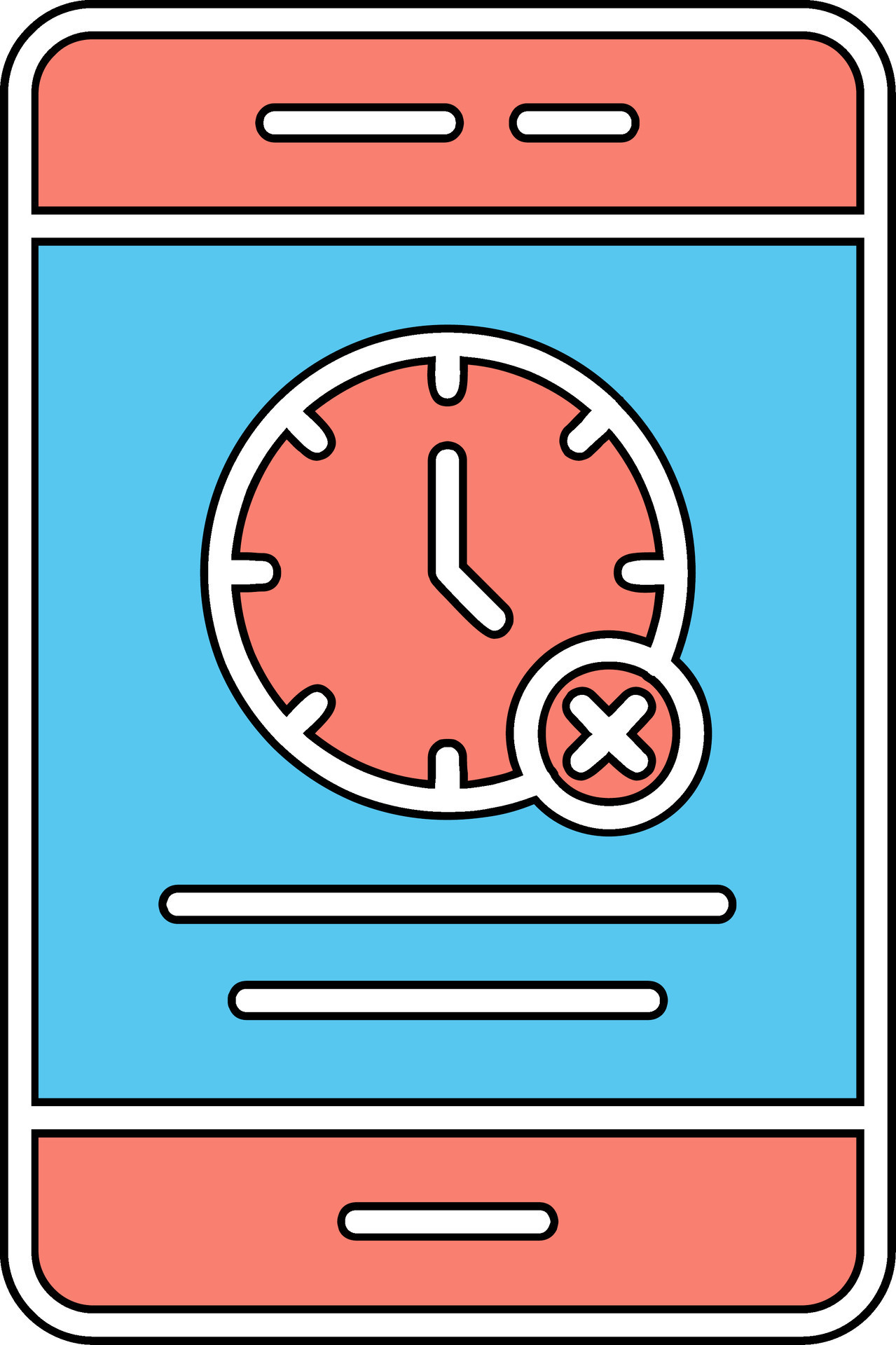 No Time Vector Icon 39564708 Vector Art at Vecteezy