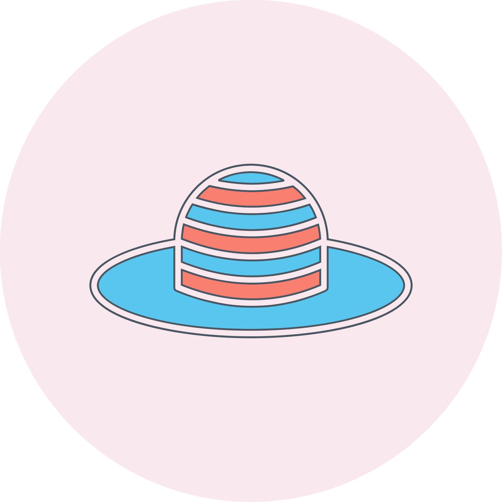 Sun Hat Vector Icon 39565708 Vector Art at Vecteezy