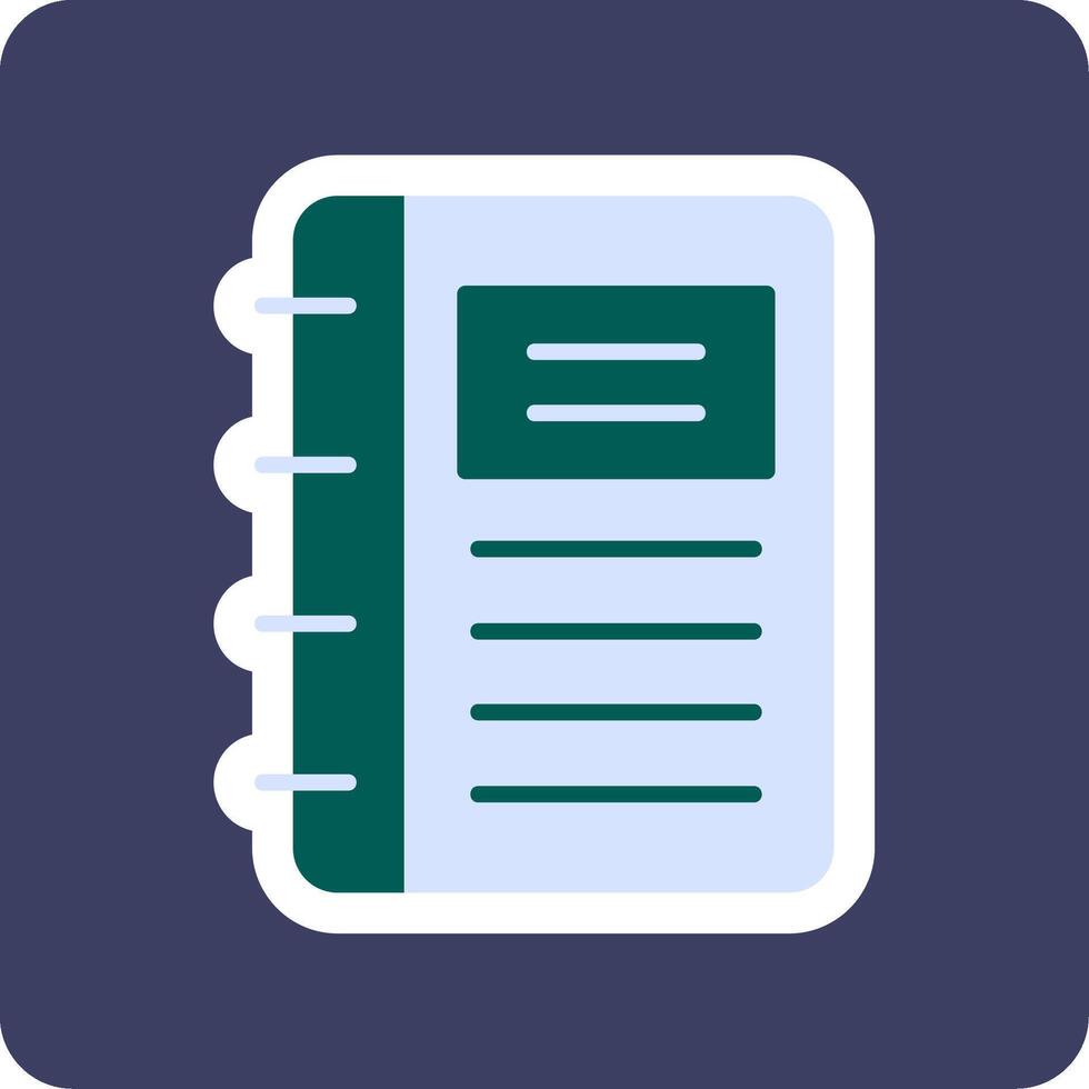 Notebook Vector Icon 39573085 Vector Art at Vecteezy