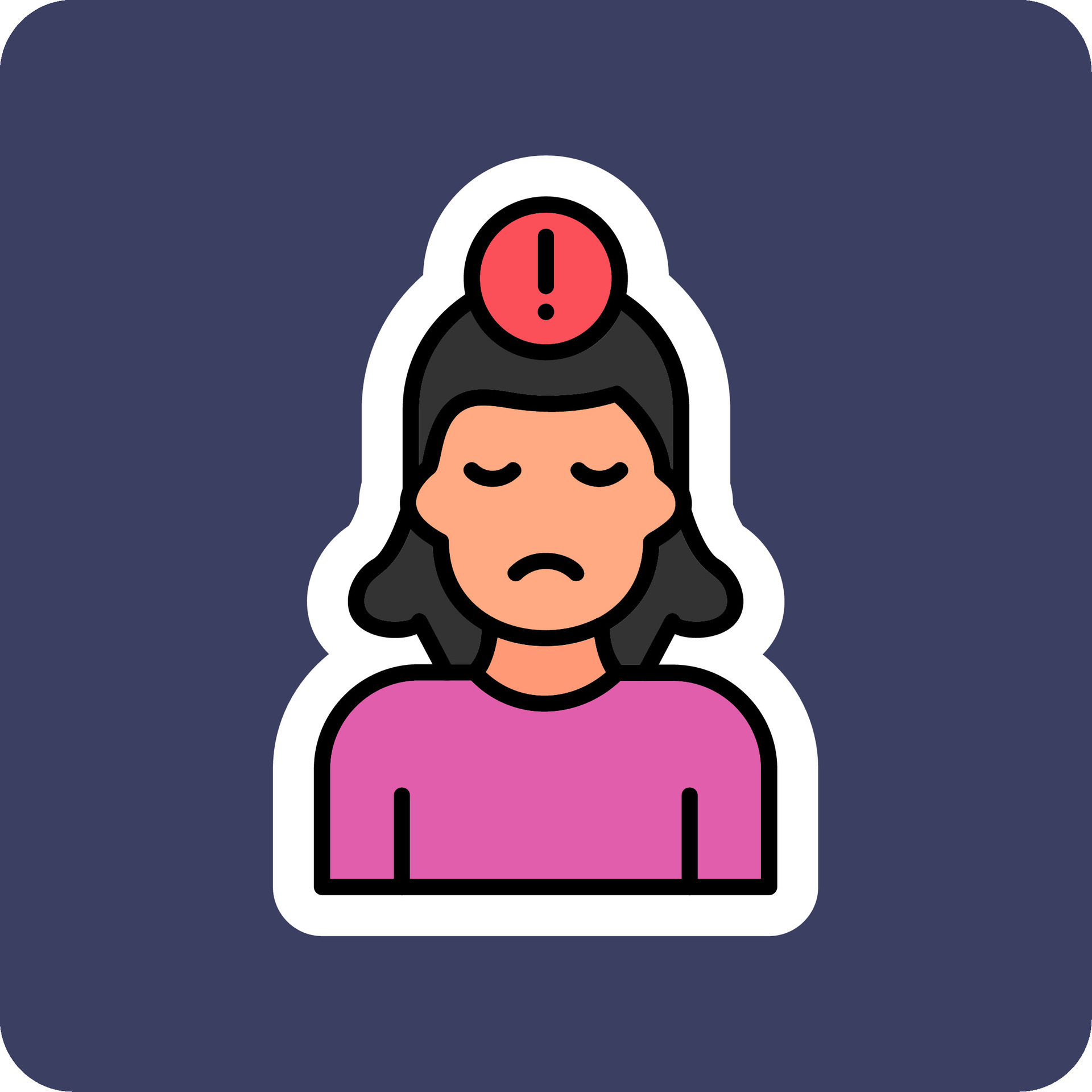 Panic Vector Icon 39574153 Vector Art at Vecteezy