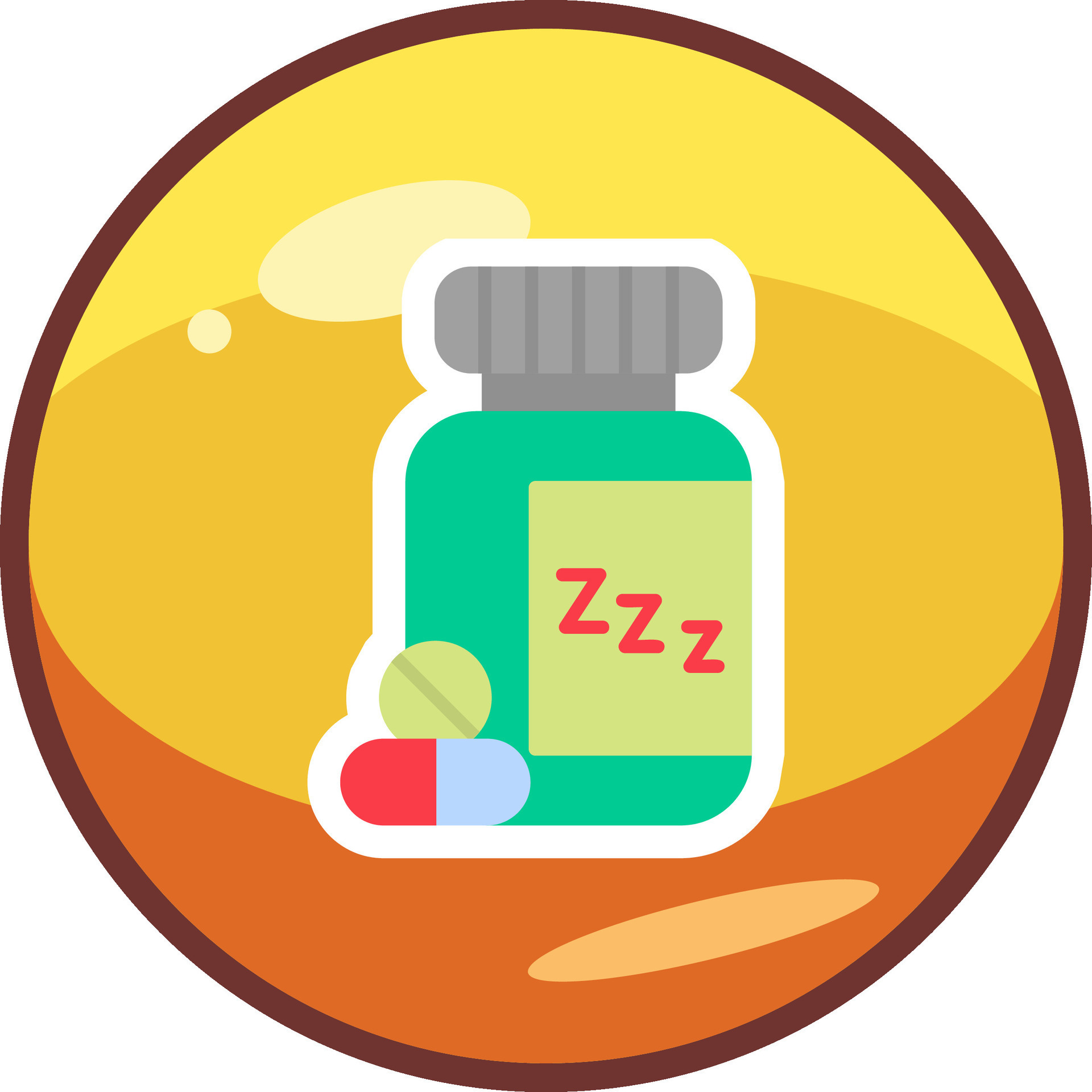 Sleeping Pills Vector Icon 39575048 Vector Art At Vecteezy