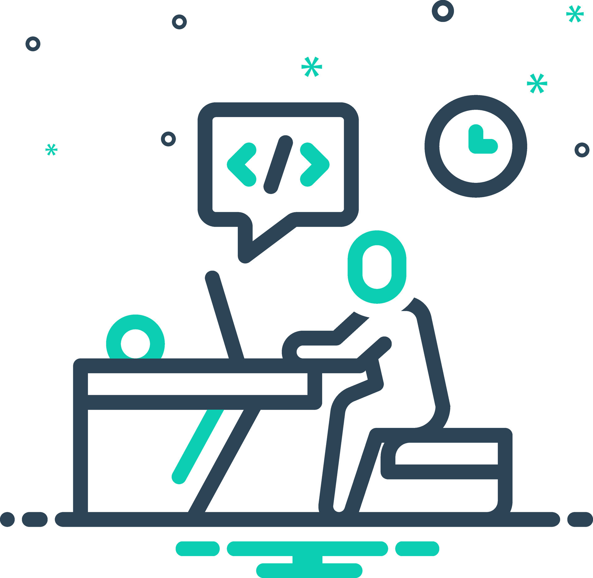 Vector mix icon for developer 39607795 Vector Art at Vecteezy