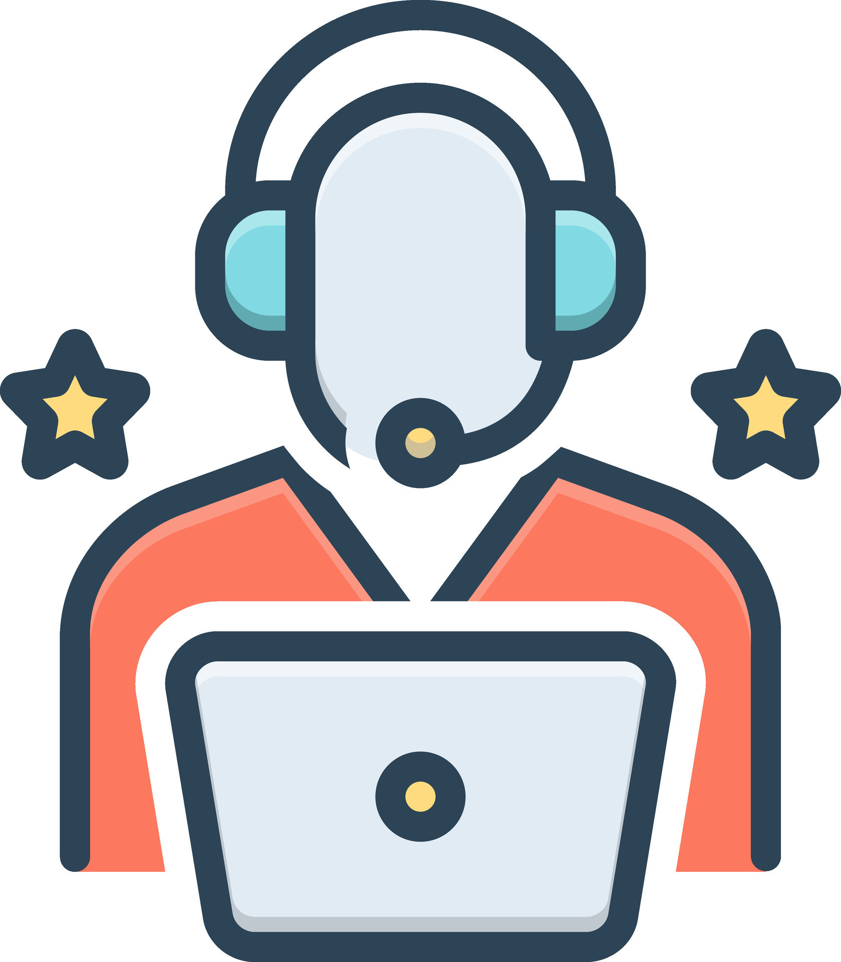 Vector black line icon for admin 39608026 Vector Art at Vecteezy