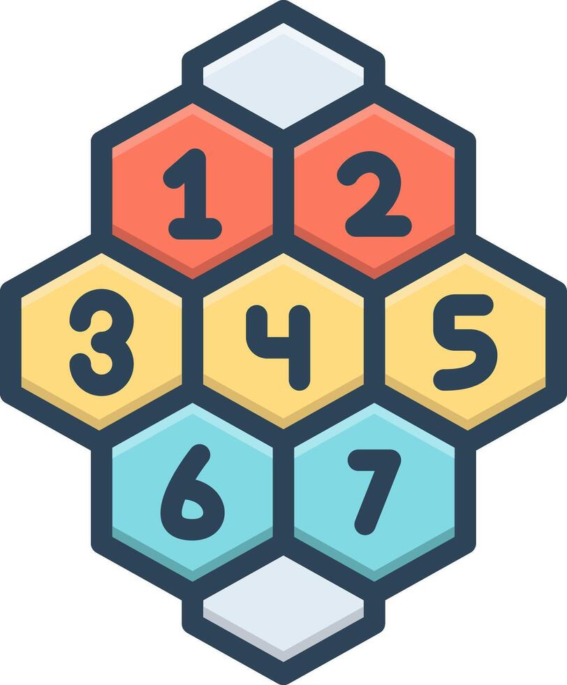 Vector black icon for numbers 39608494 Vector Art at Vecteezy