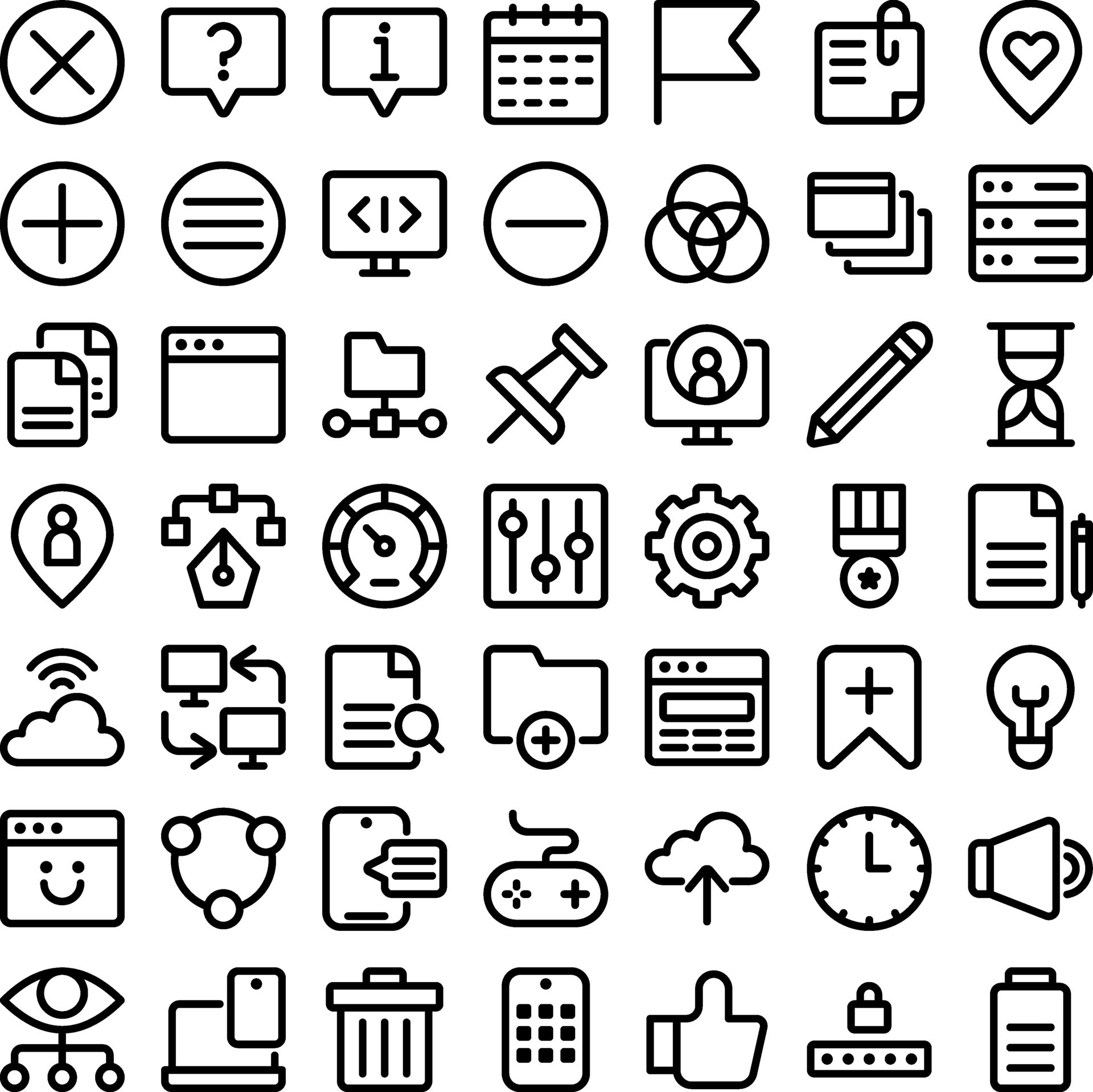 Vector Of User Experience Icon Set Perfect For User Interface New Application 39614675 Vector